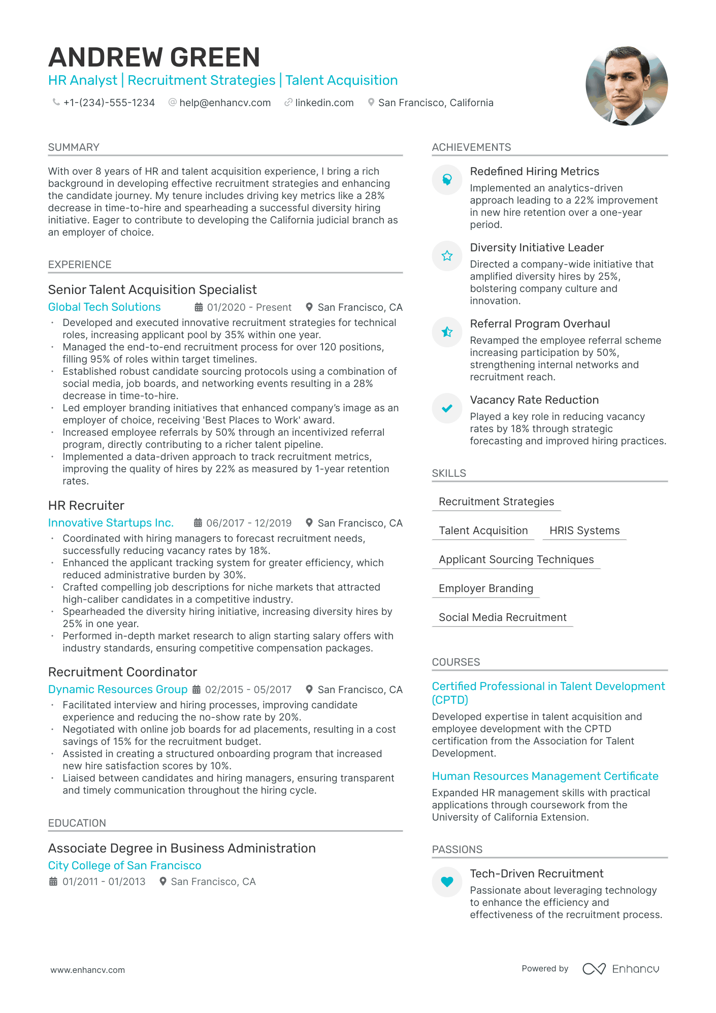 5 HR Analyst Resume Examples & Guide for 2024