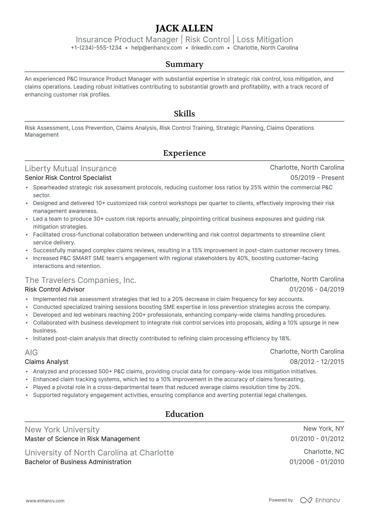10 Insurance Product Manager Resume Examples & Guide for 2026
