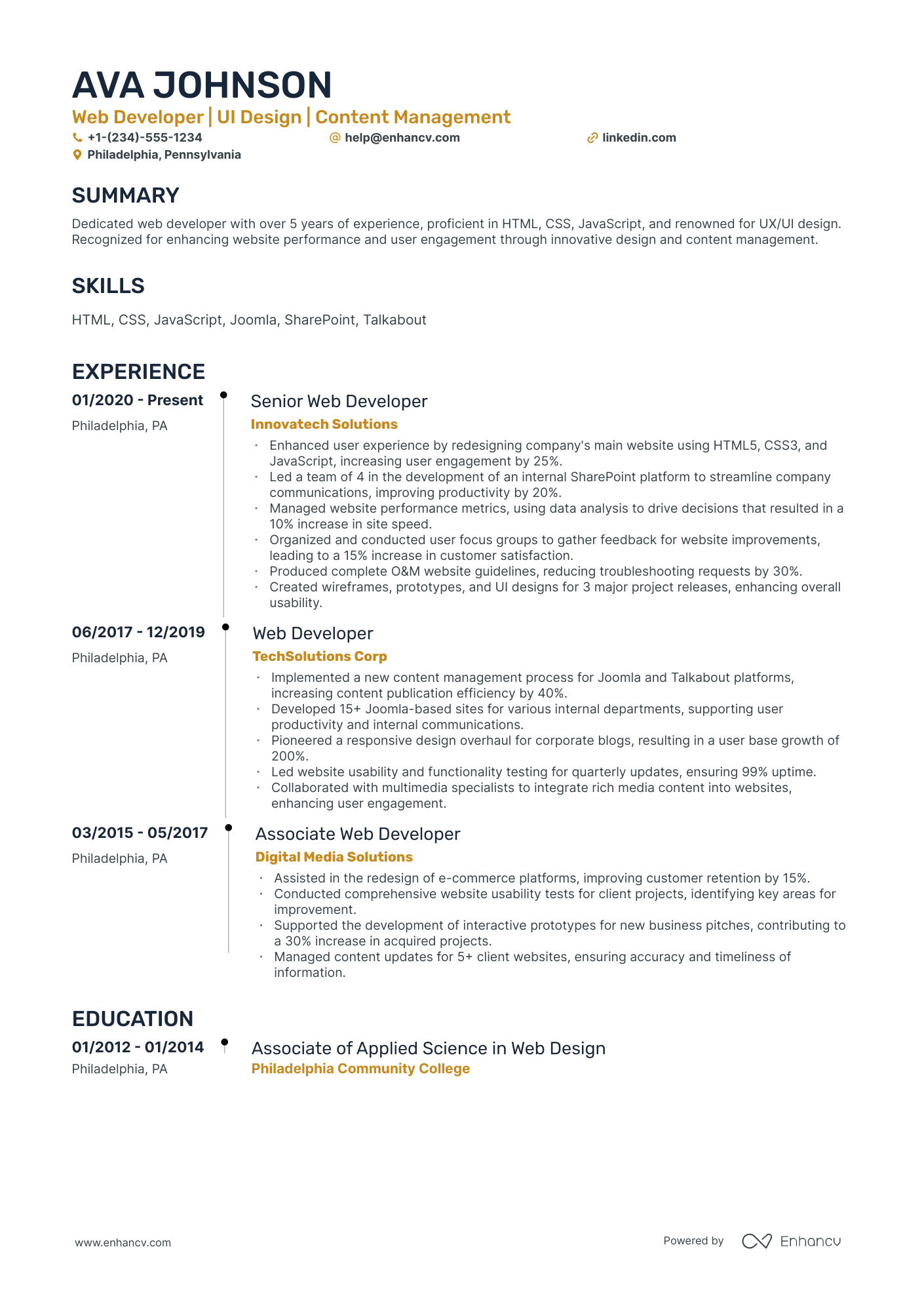 10 Multimedia Designer Resume Examples And Guide For 2025 