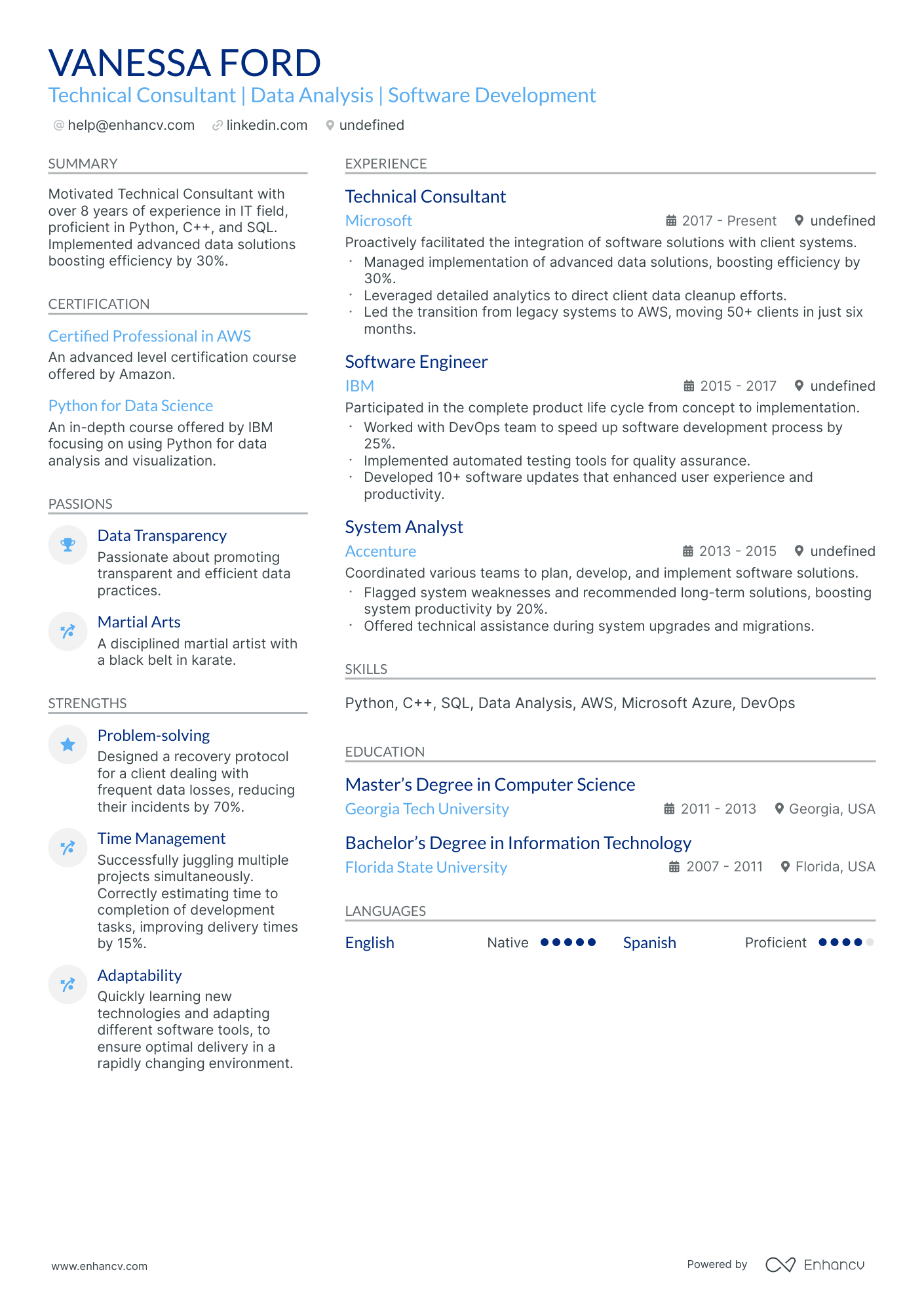 10 Technical Consultant Resume Examples, Templates & Guide for 2026