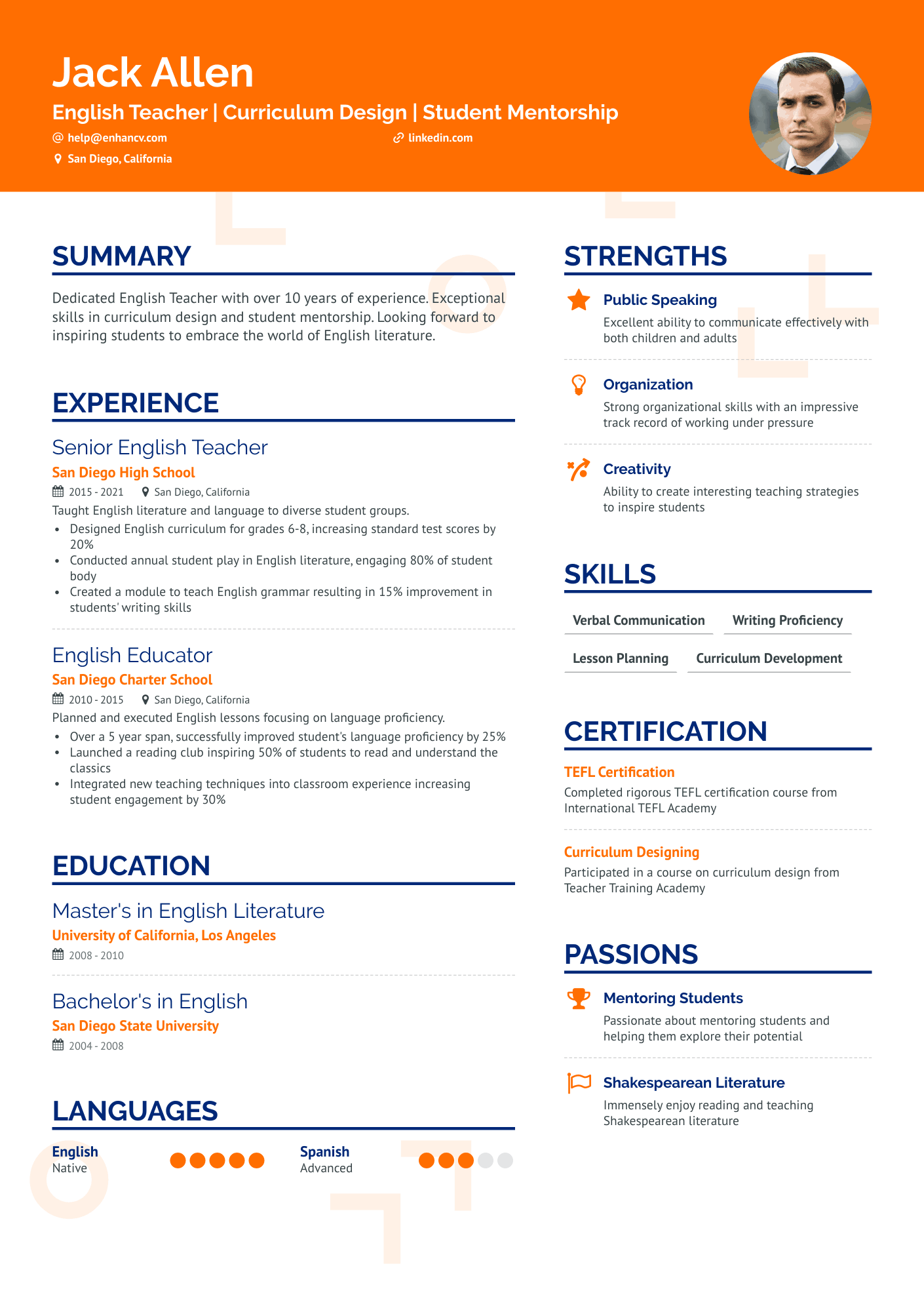 6 New Teacher Resume Examples & Guide for 2024