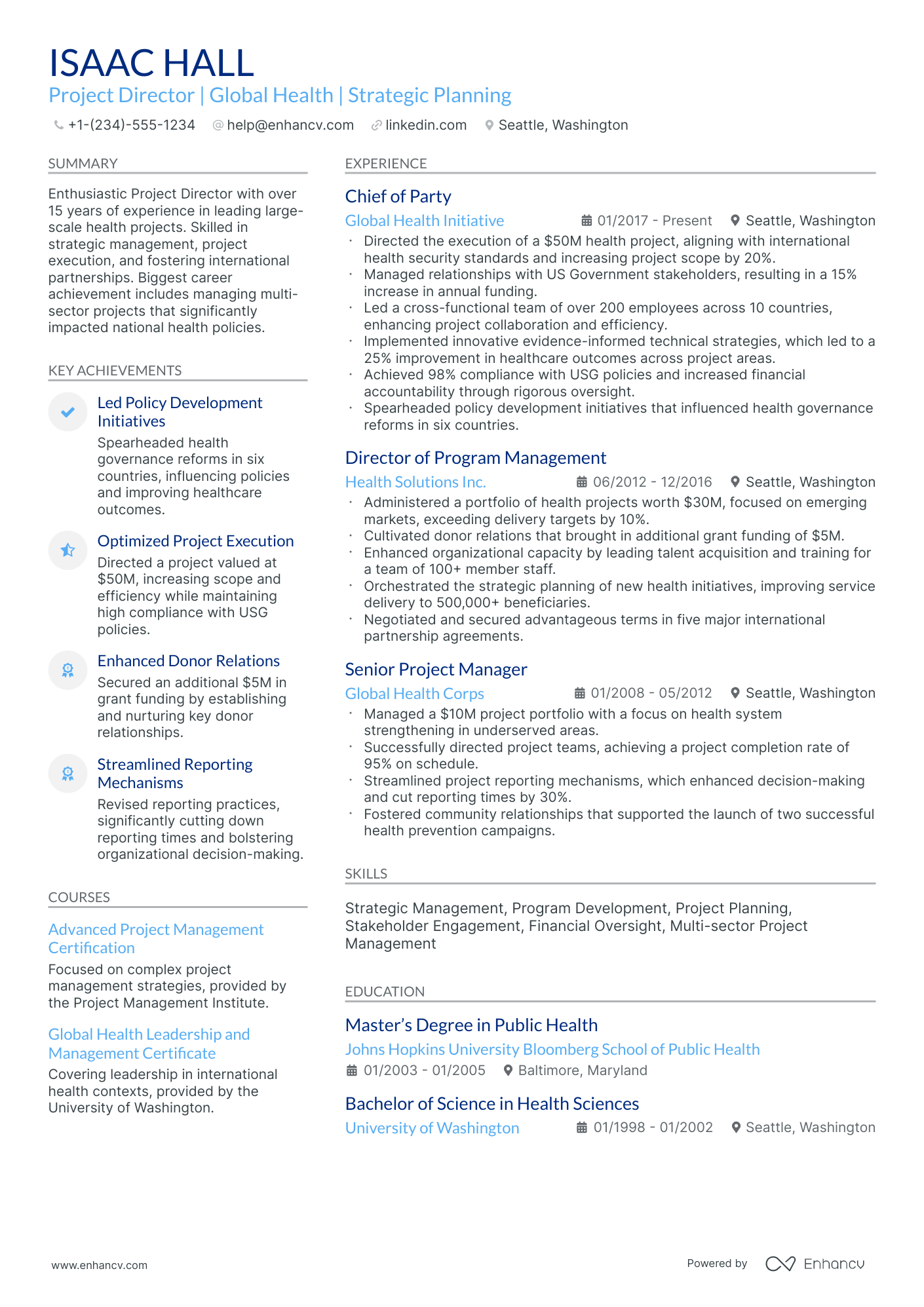 10 Project Director Resume Examples, Templates & Guide for 2026