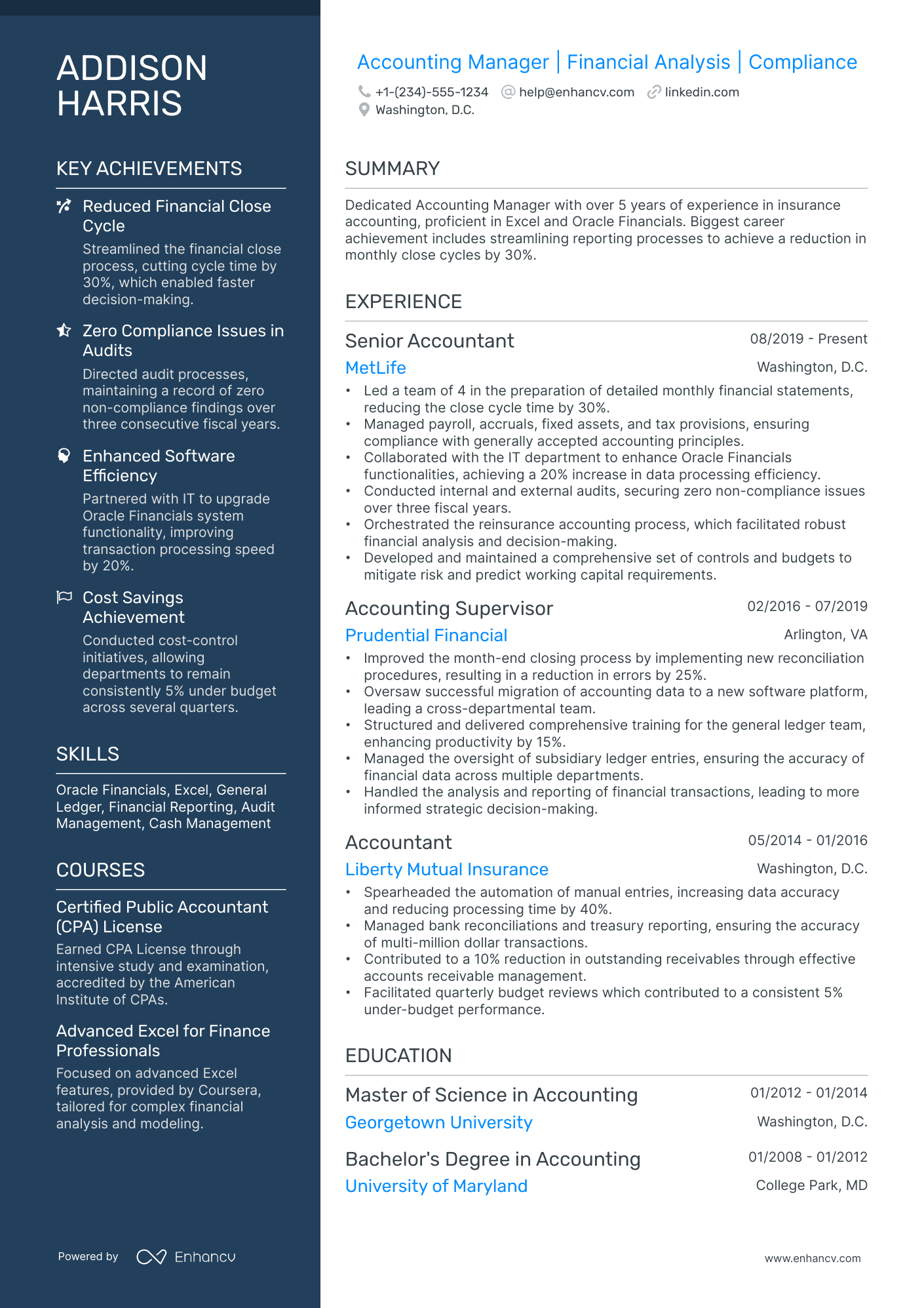 10 General Ledger Accounting Resume Examples, Templates & Guide for 2026