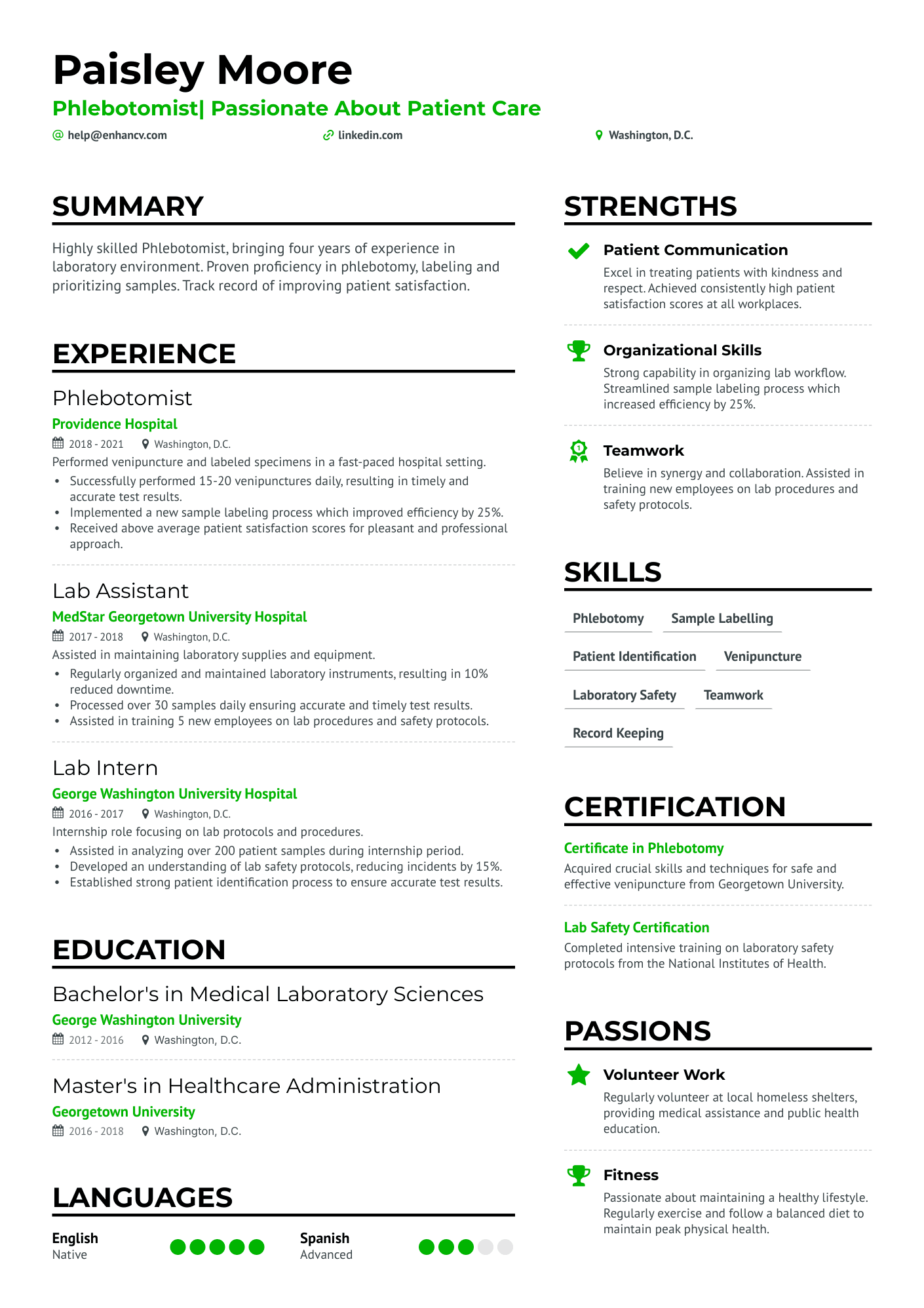5 Phlebotomist Resume Examples & Guide for 2024 5 Phlebotomist Resume Examples & Guide for 2024