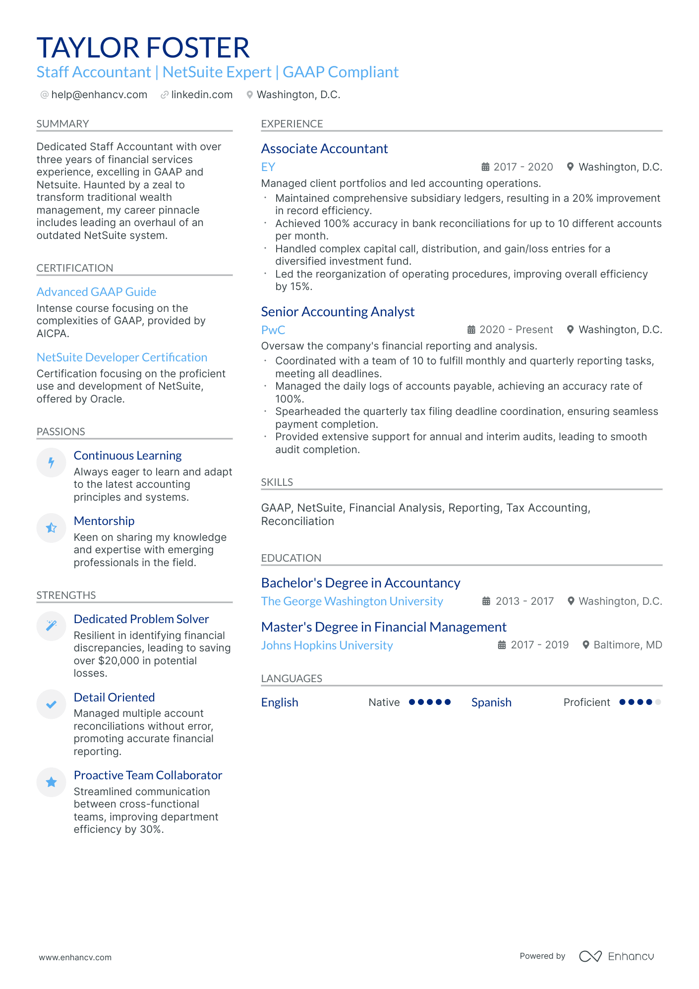 10 Staff Accountant Resume Examples & Guide for 2026