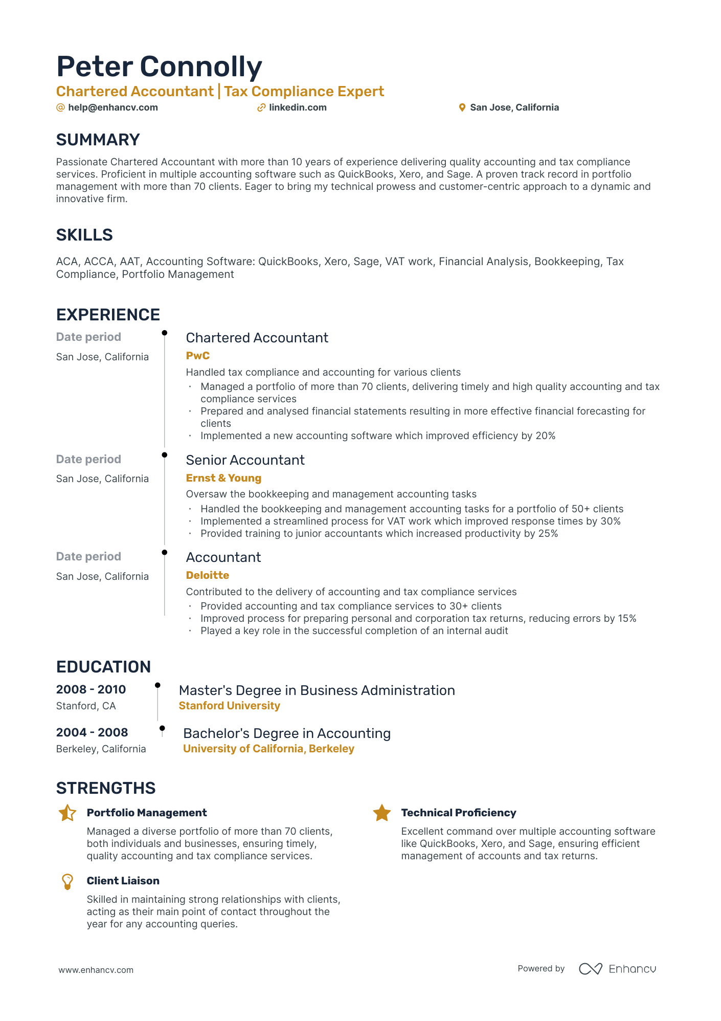 10 Senior Accountant Resume Examples & Guide for 2026