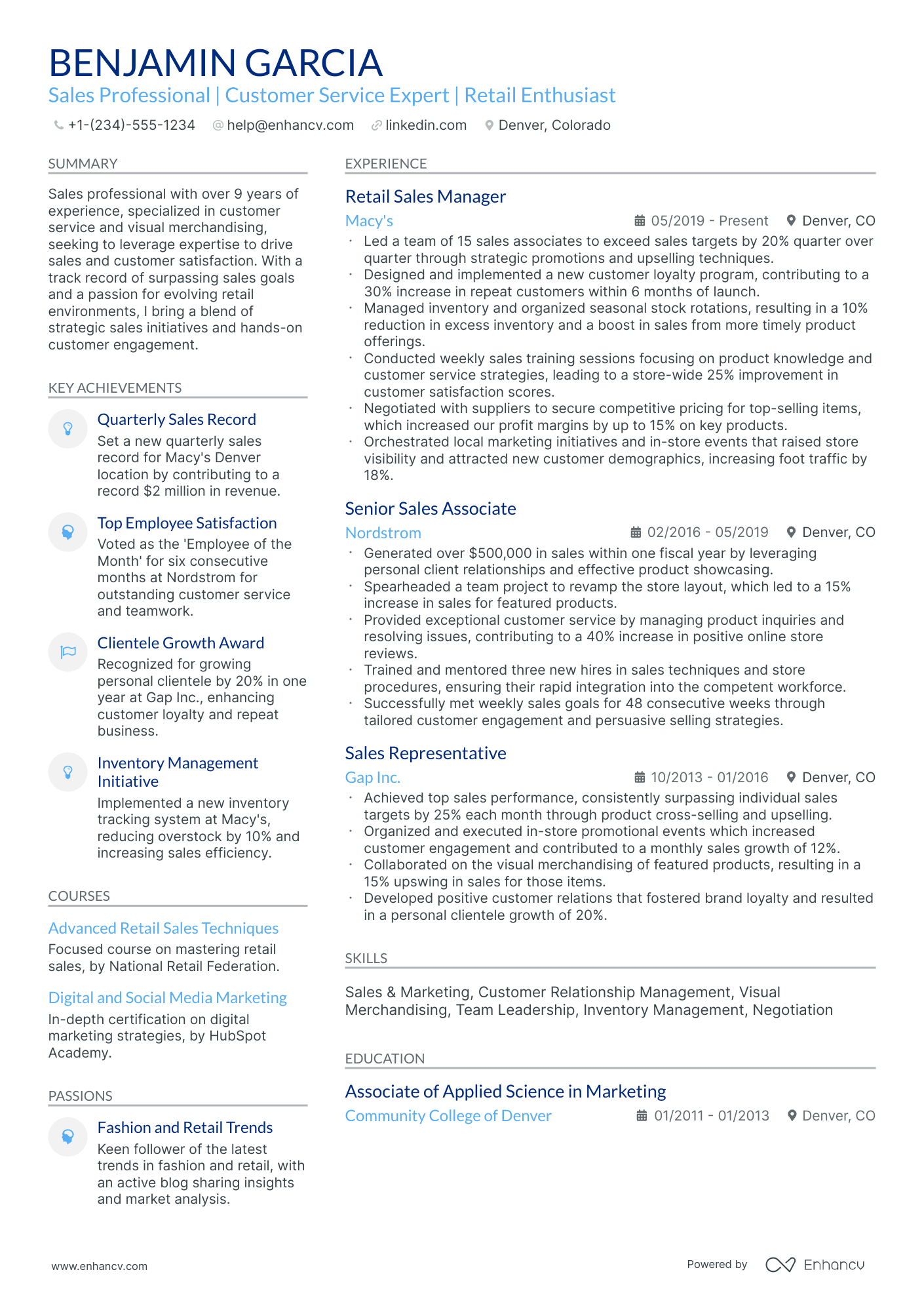 10 Saleswoman Resume Examples & Guide for 2026