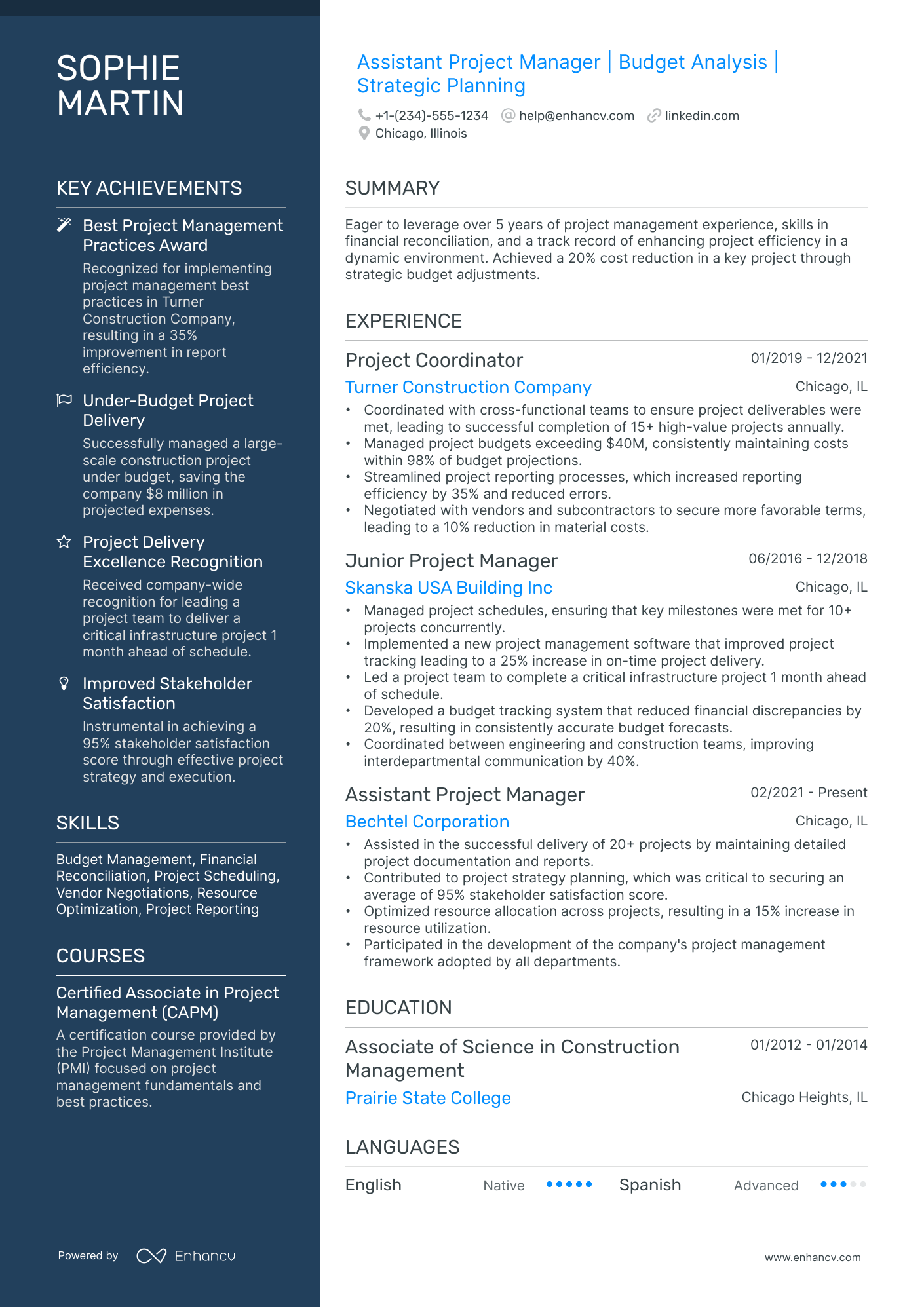 10 Assistant Project Manager Resume Examples & Guide for 2026