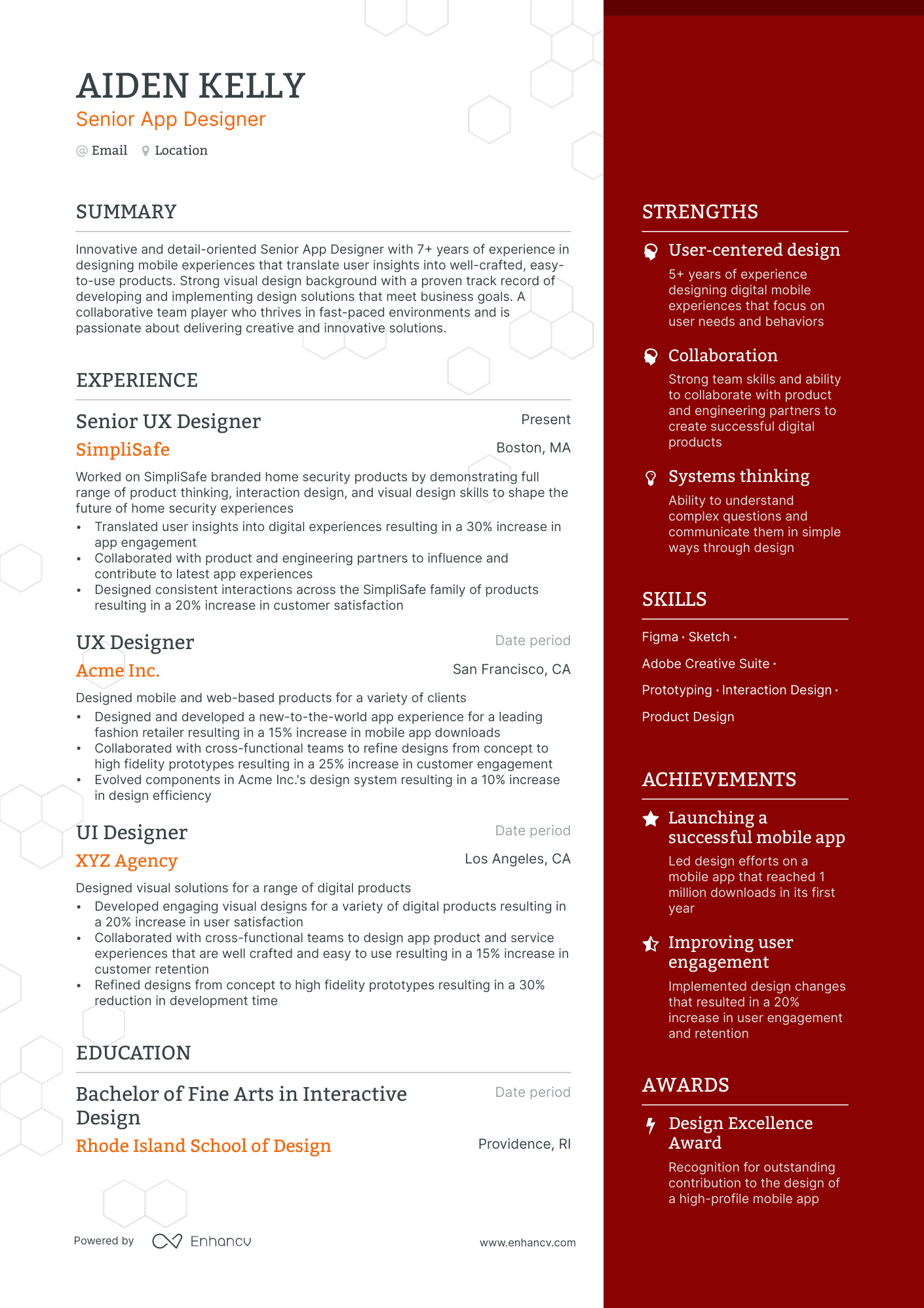 13 Designer Resume Examples & Guide for 2024