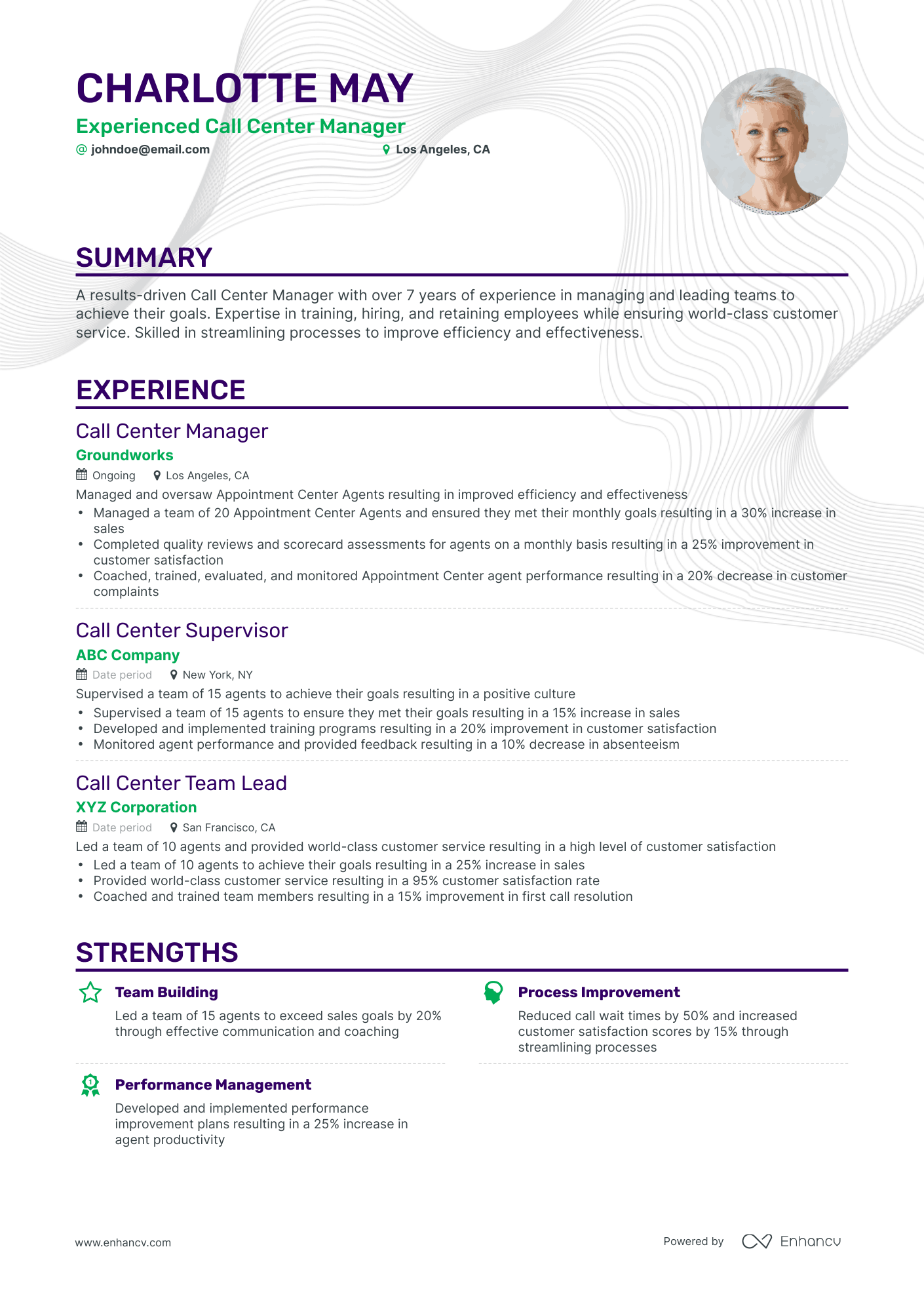 5 Call Center Manager Resume Examples & Guide for 2024