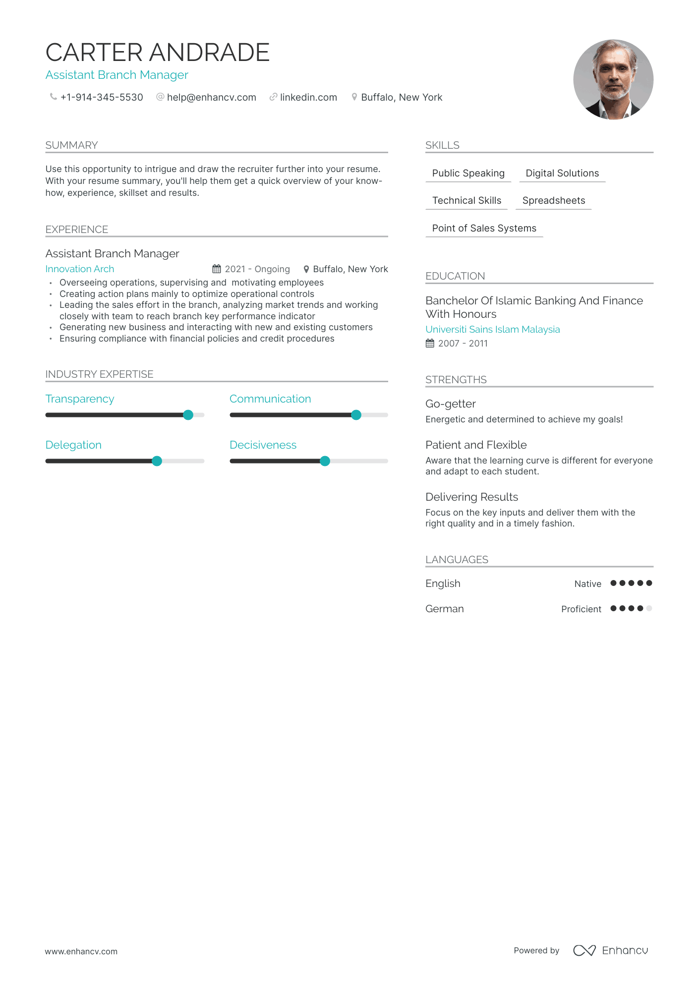 Assistant Branch Manager Resume Examples & Guide for 2023 (Layout ...