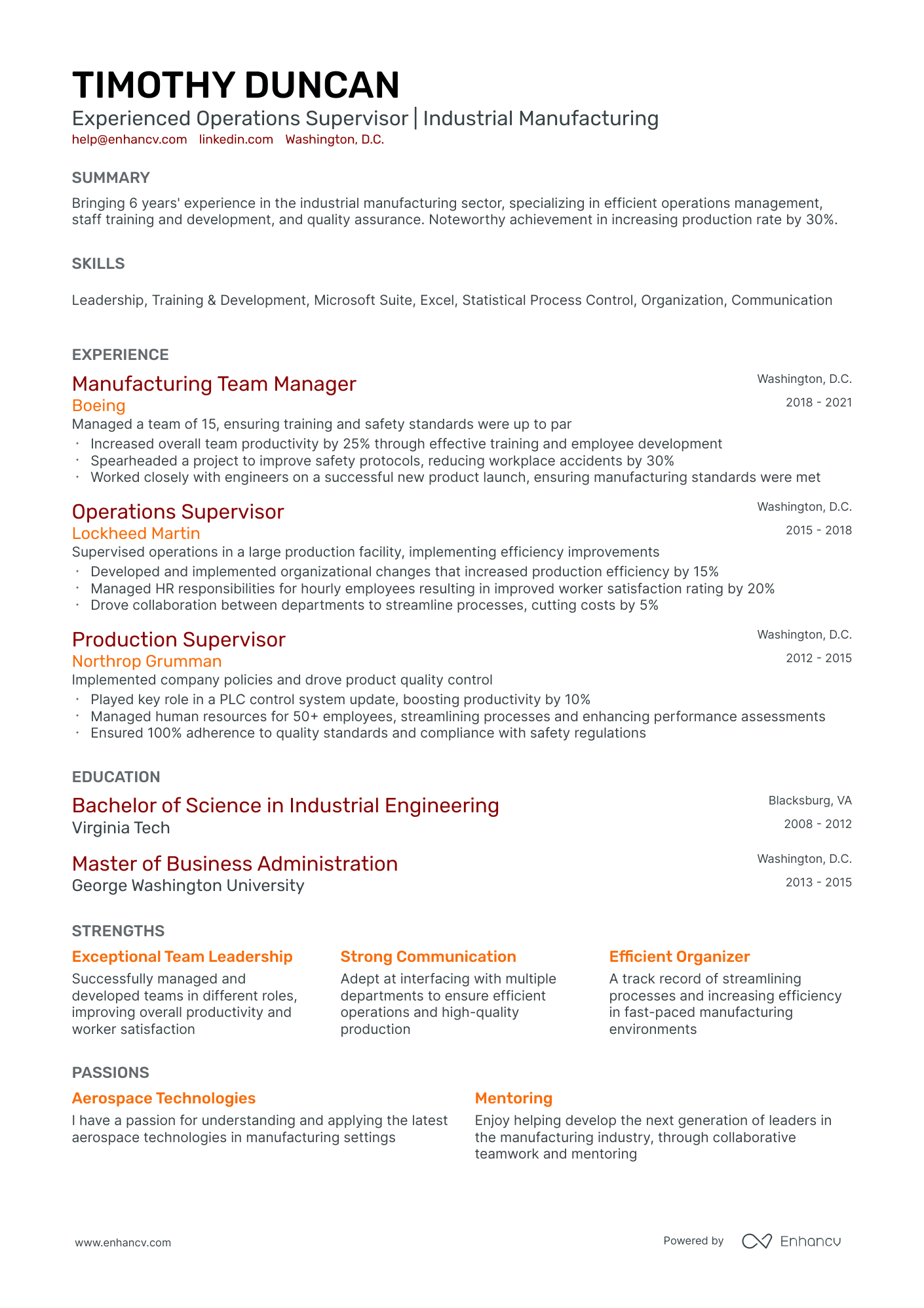 10 Operations Supervisor Resume Examples & Guide for 2026