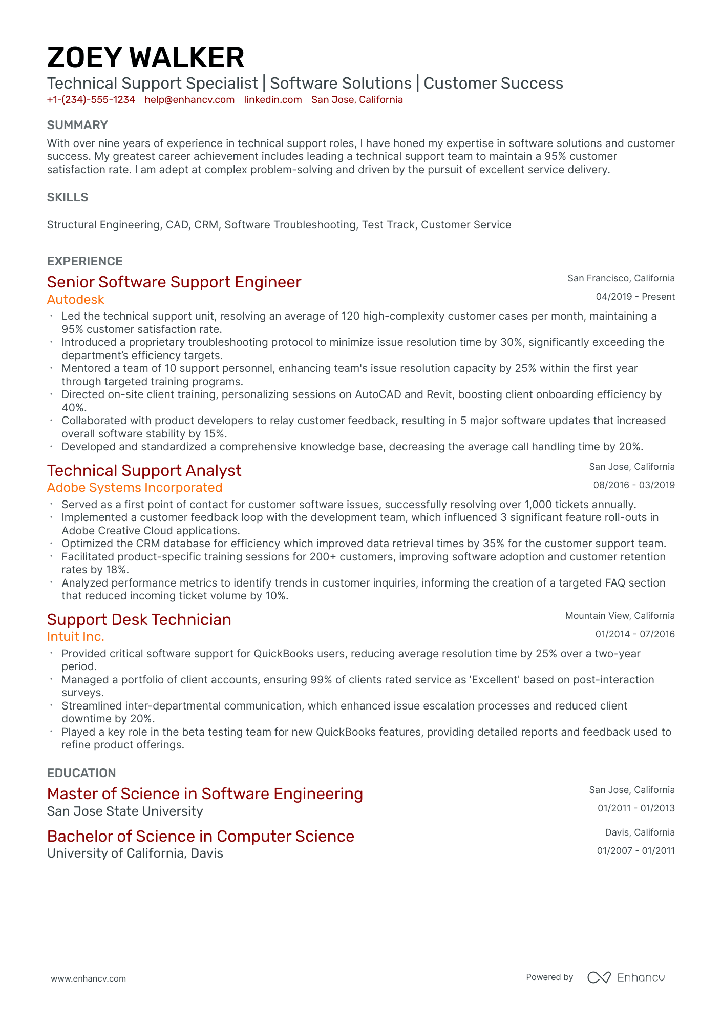 10 Technical Support Manager Resume Examples & Guide for 2026