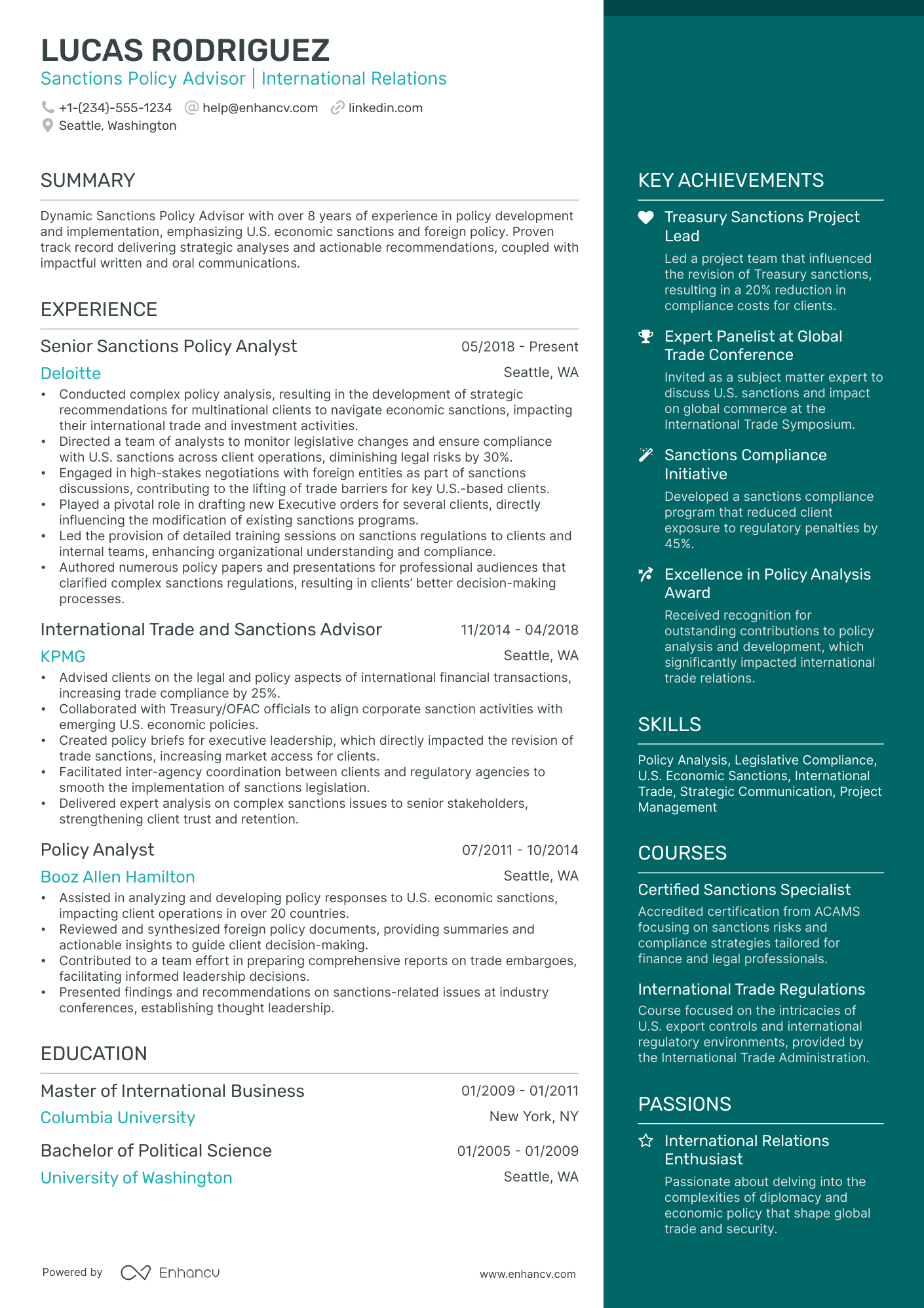 10 Policy Analyst Resume Examples & Guide for 2026