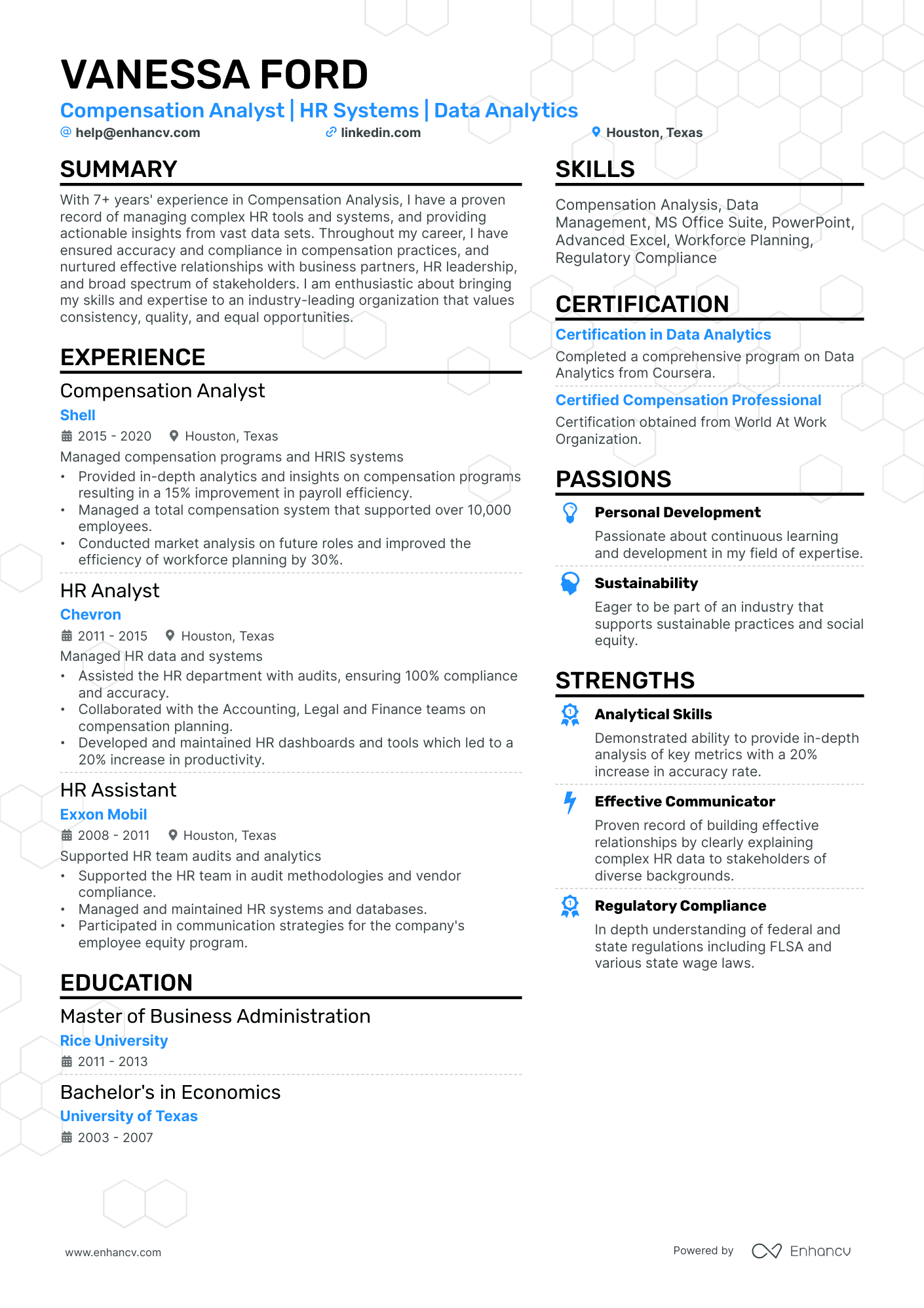 10 Compensation Analyst Resume Examples, Templates & Guide for 2026