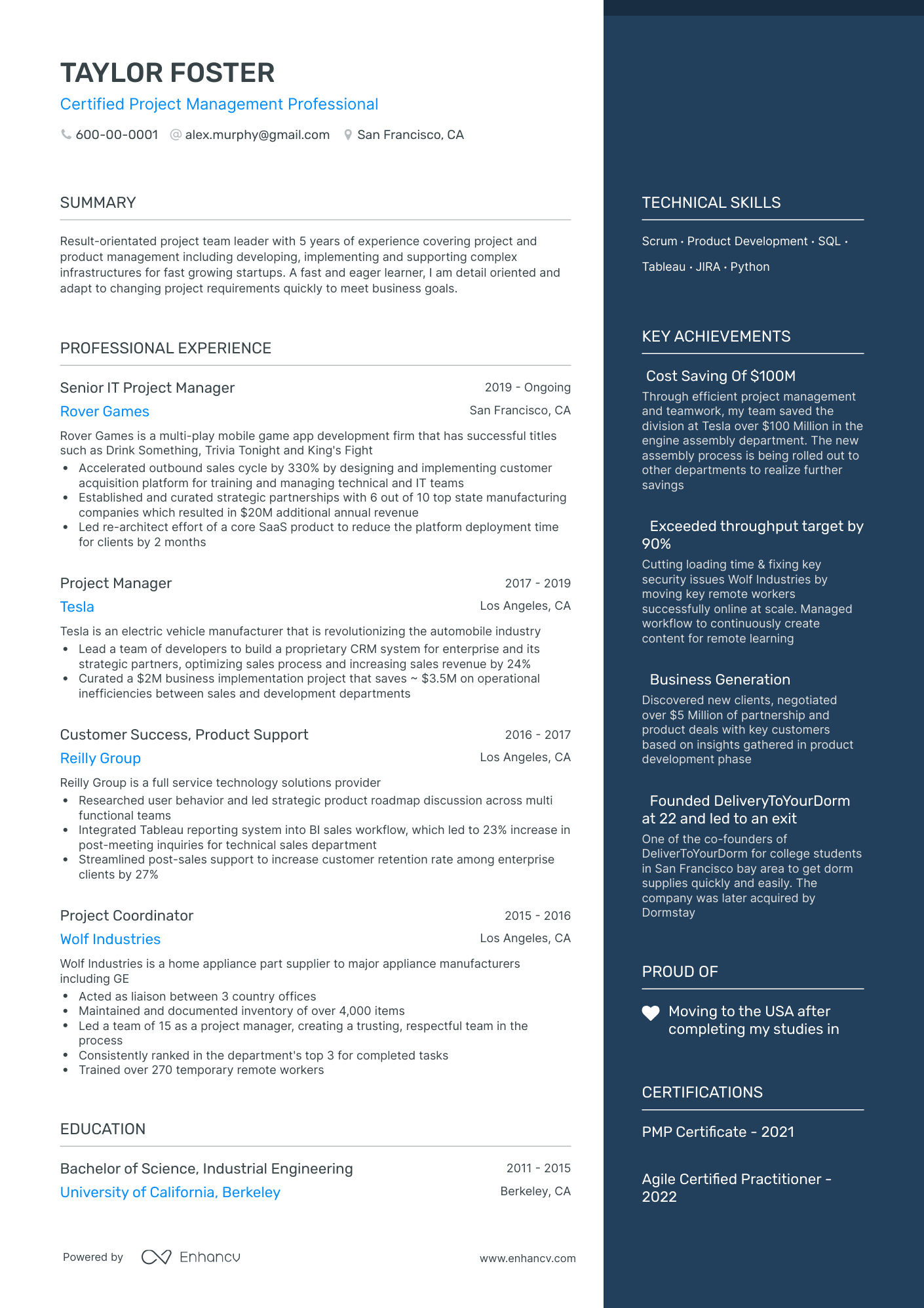 26 Project Manager Resume Examples & Guide for 2023