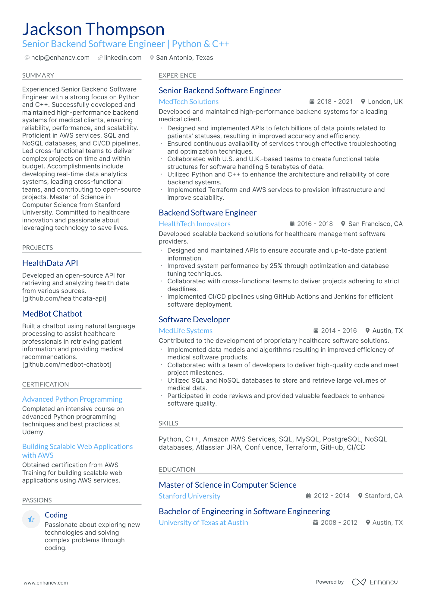 10 Junior Front-End Developer Resume Examples & Guide for 2025