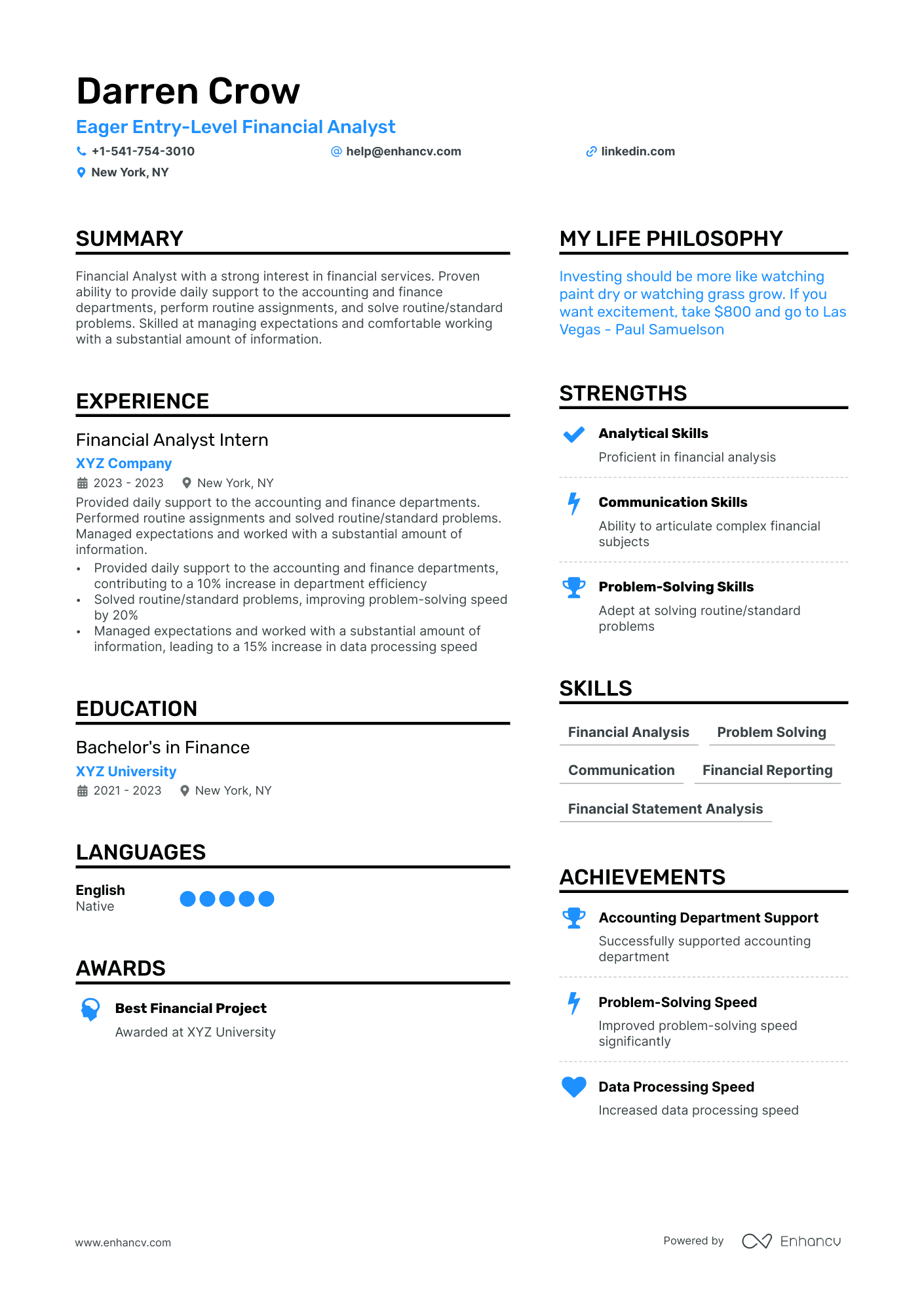 12 Financial Analyst Resume Examples & Guide for 2024