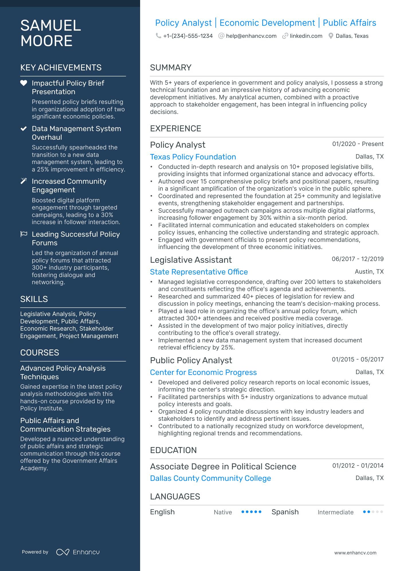 10 Government Resume Examples - March 2025