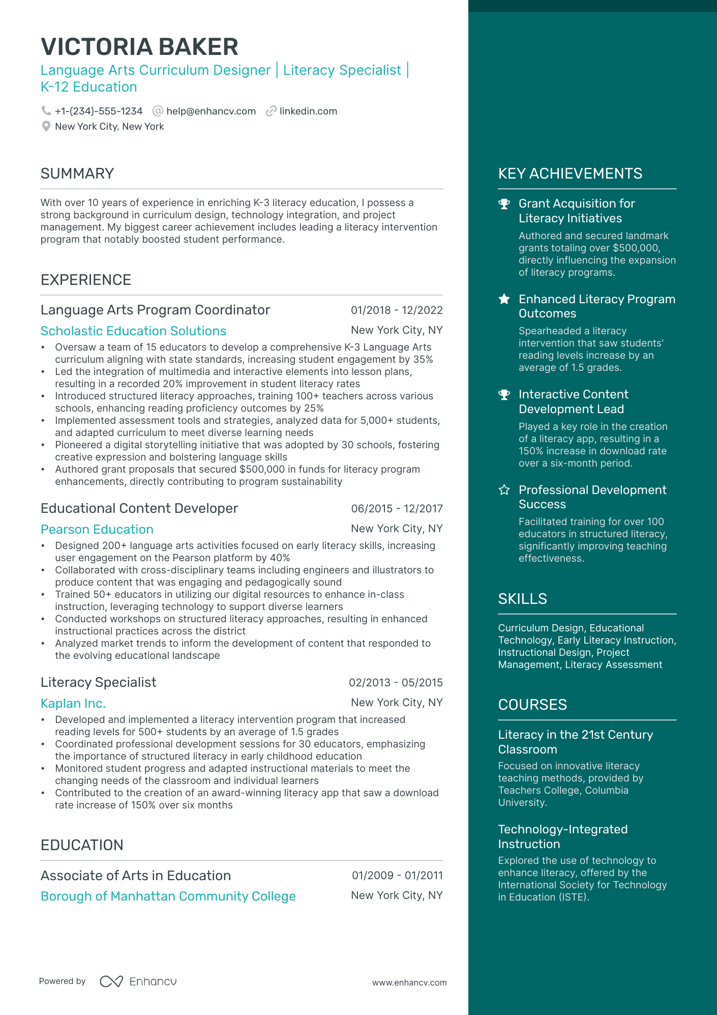 10 Curriculum Designer Resume Examples, Templates & Guide for 2025