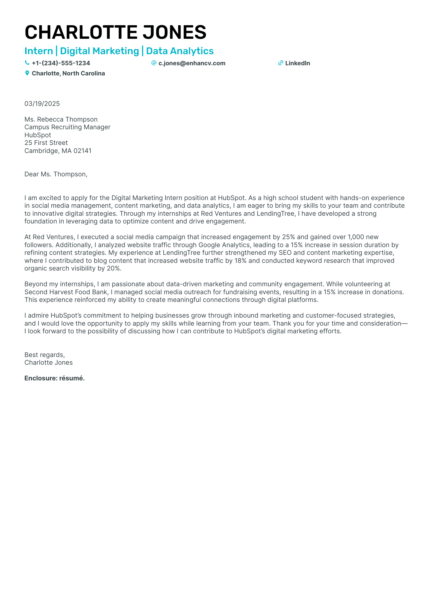 10 Professional High School Student Cover Letter Examples for 2026