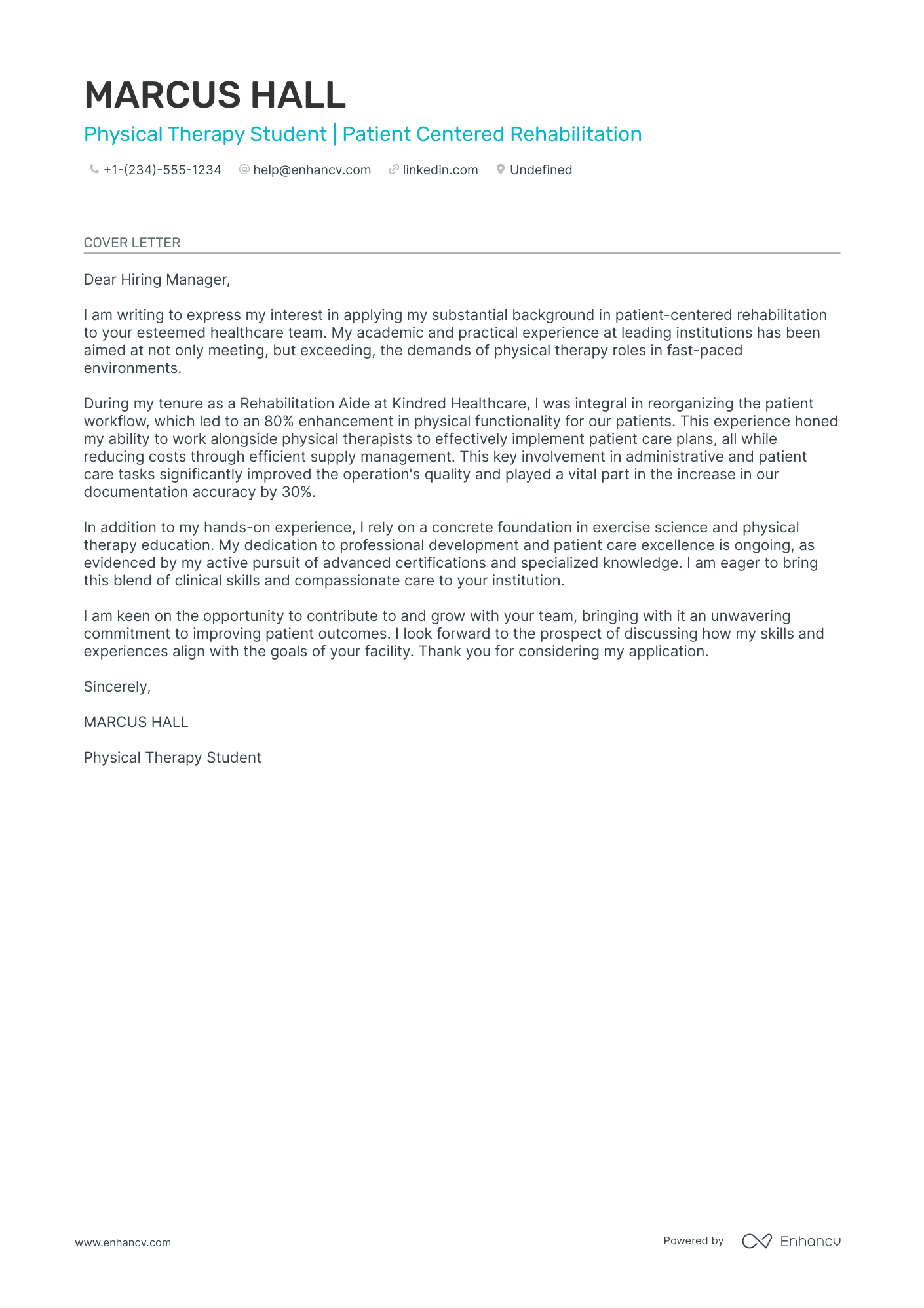 5 Professional Physical Therapist Cover Letter Examples and Template ...
