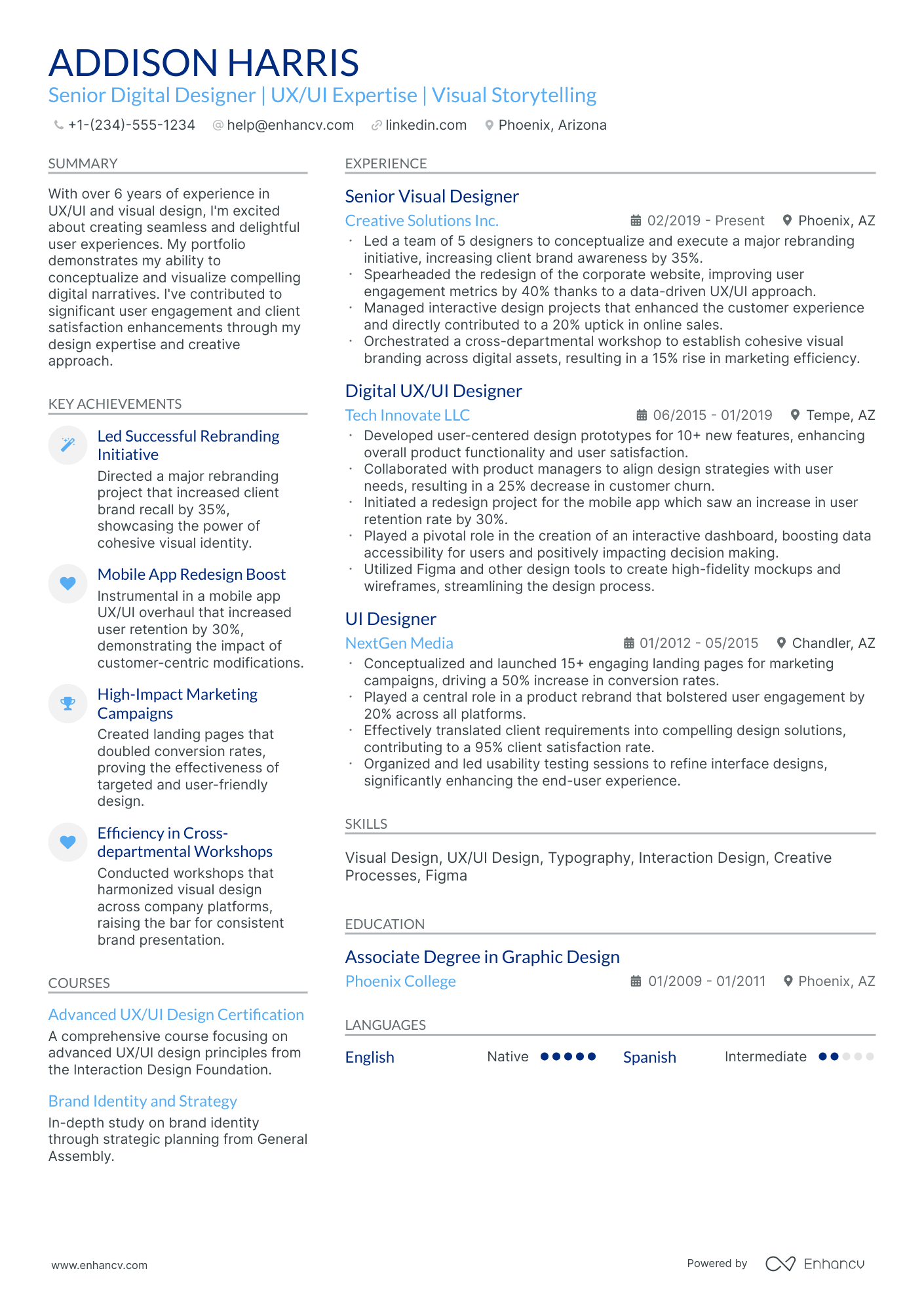 10 Digital Designer Resume Examples & Guide for 2026