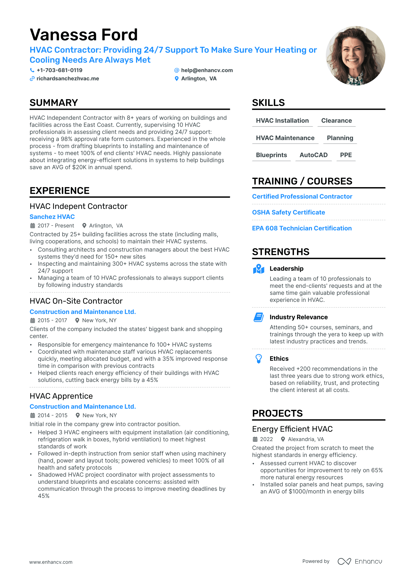 5 Contractor Resume Examples & Guide for 2024