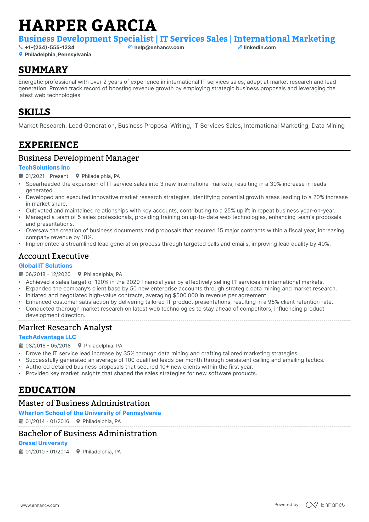 10 Business Development Executive Resume Examples & Guide for 2026