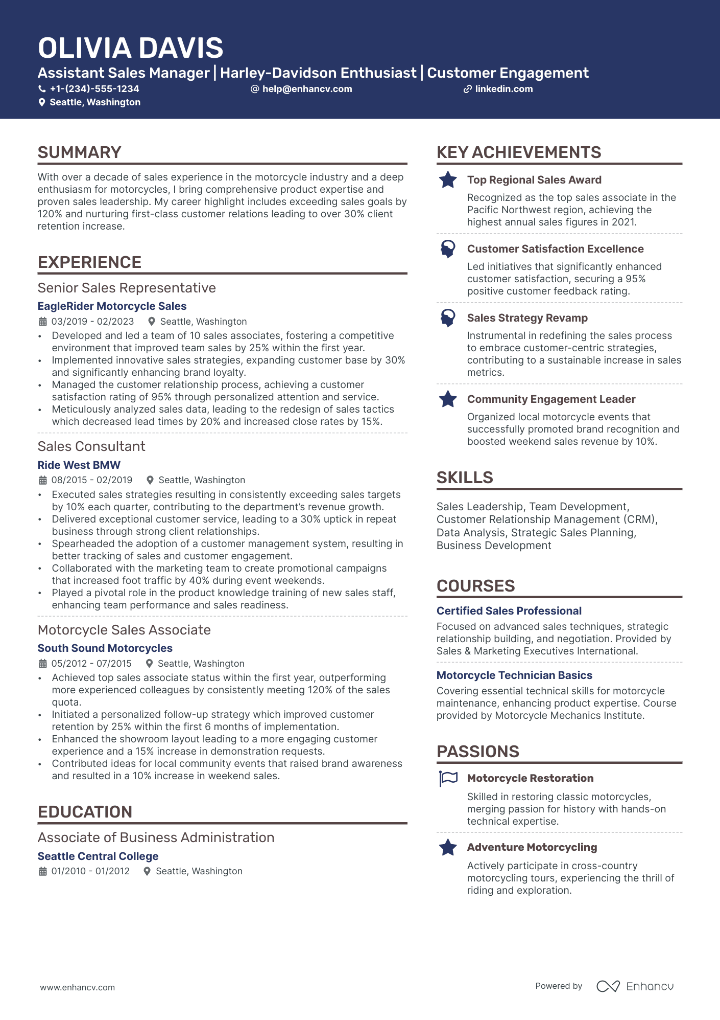 10 Assistant Sales Manager Resume Examples & Guide for 2026