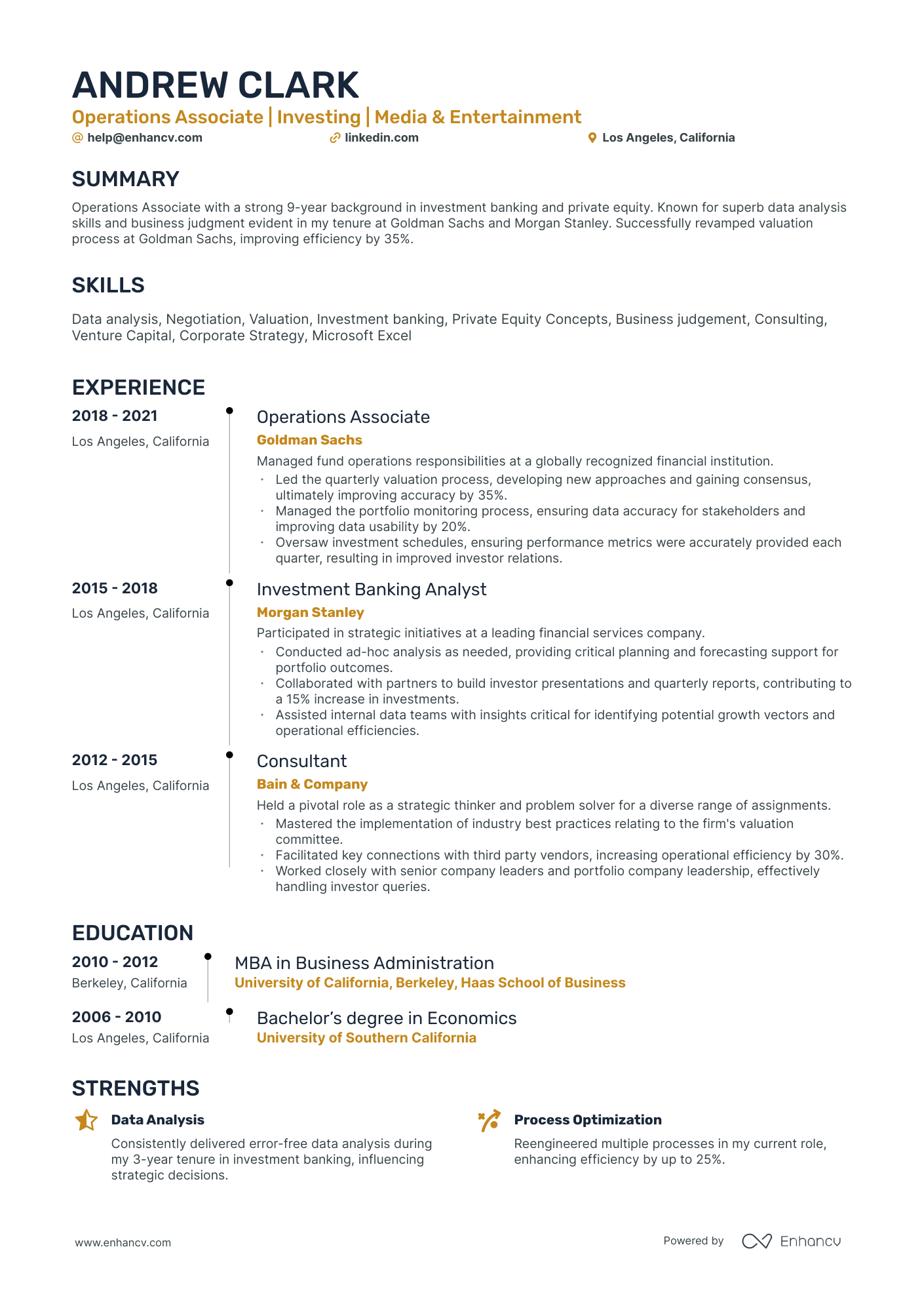 10 Operations Associate Resume Examples & Guide for 2026