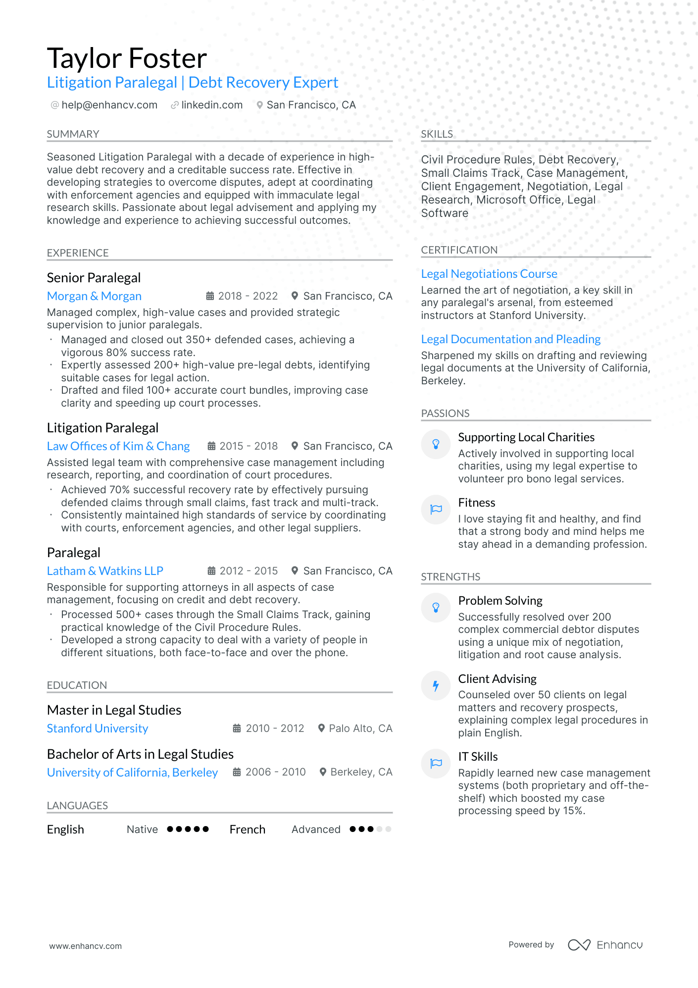 10 Litigation Paralegal Resume Examples & Guide for 2026