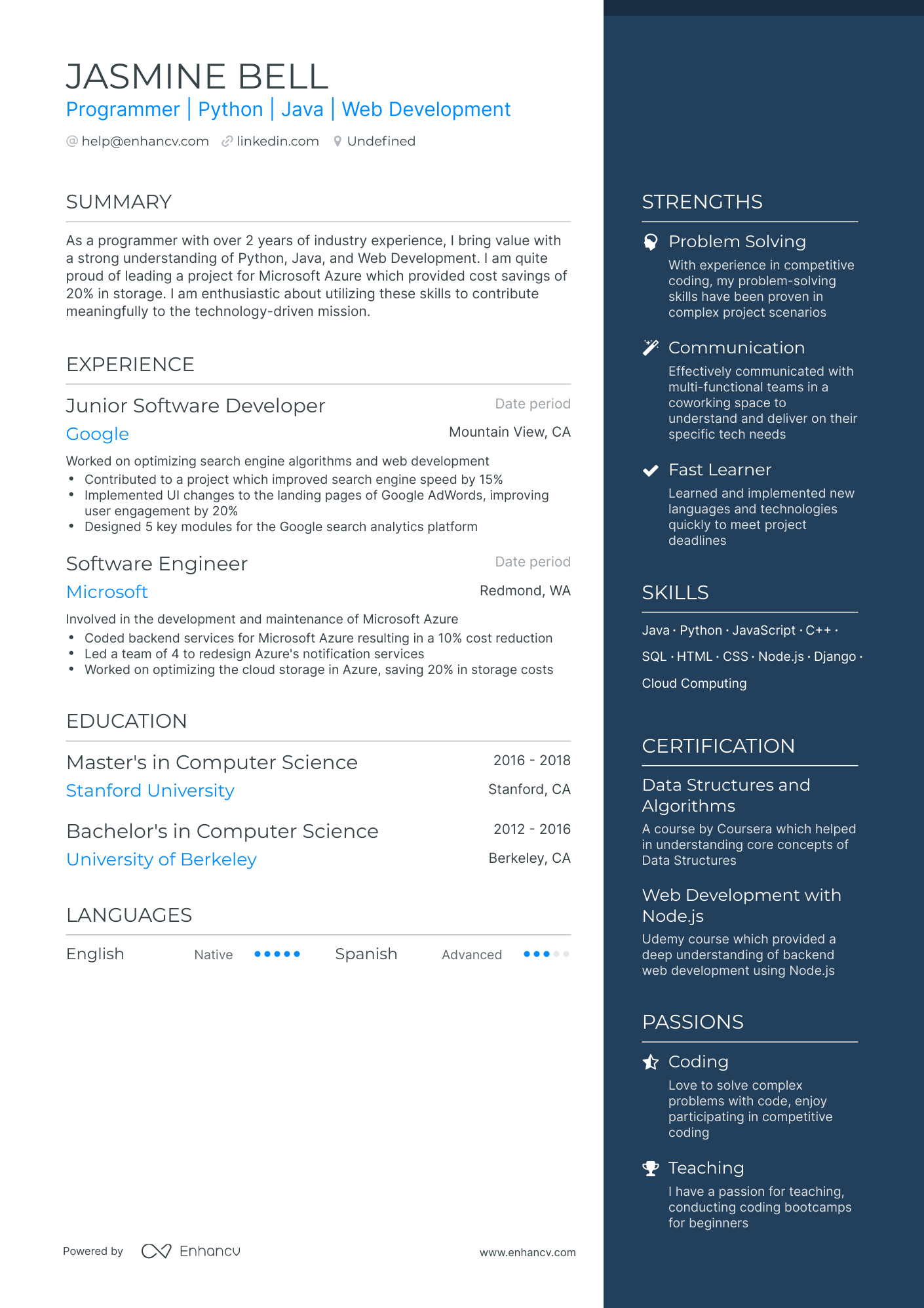 10 Programmer Resume Examples & Guide for 2024