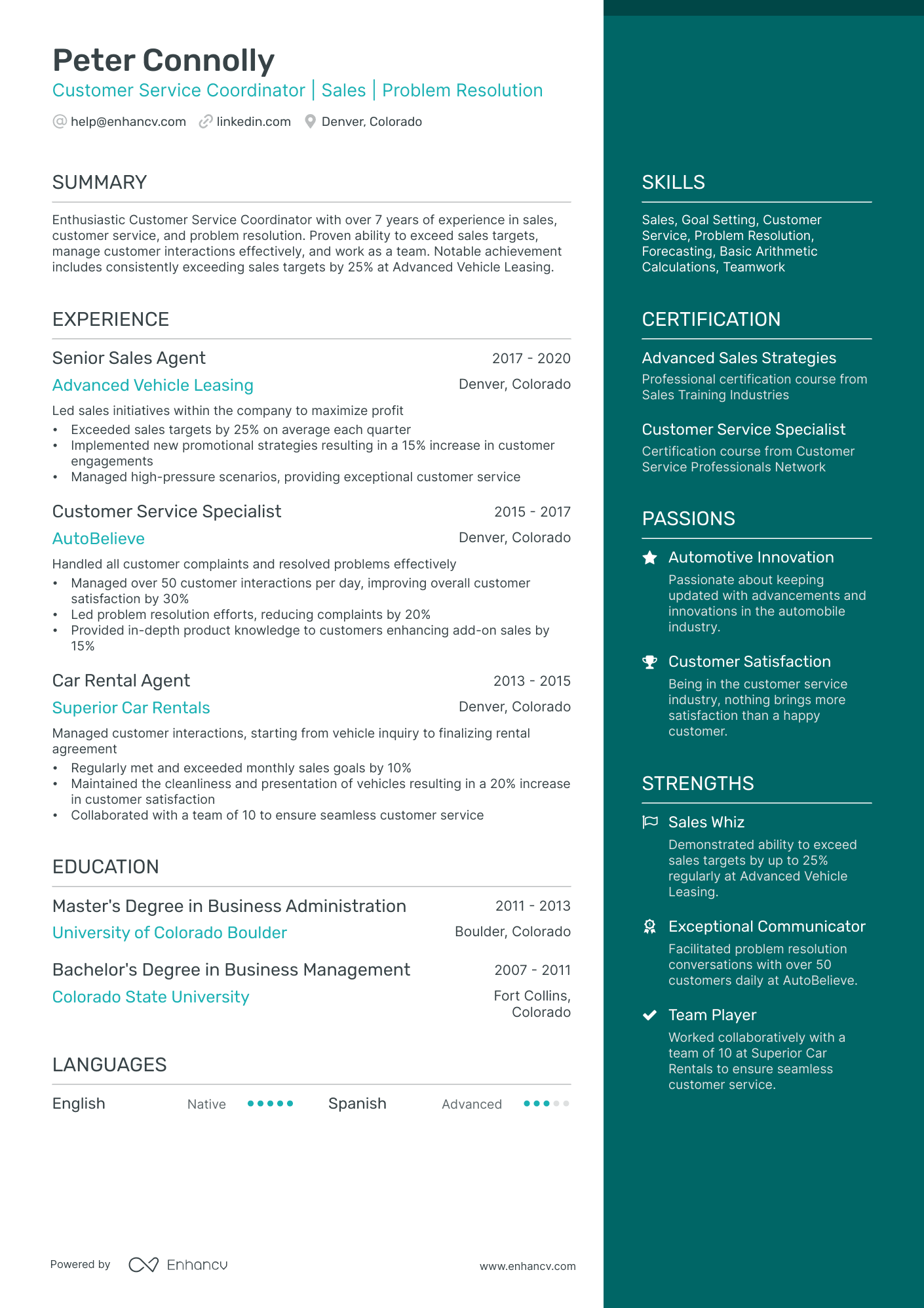 10 Customer Service Coordinator Resume Examples & Guide for 2026