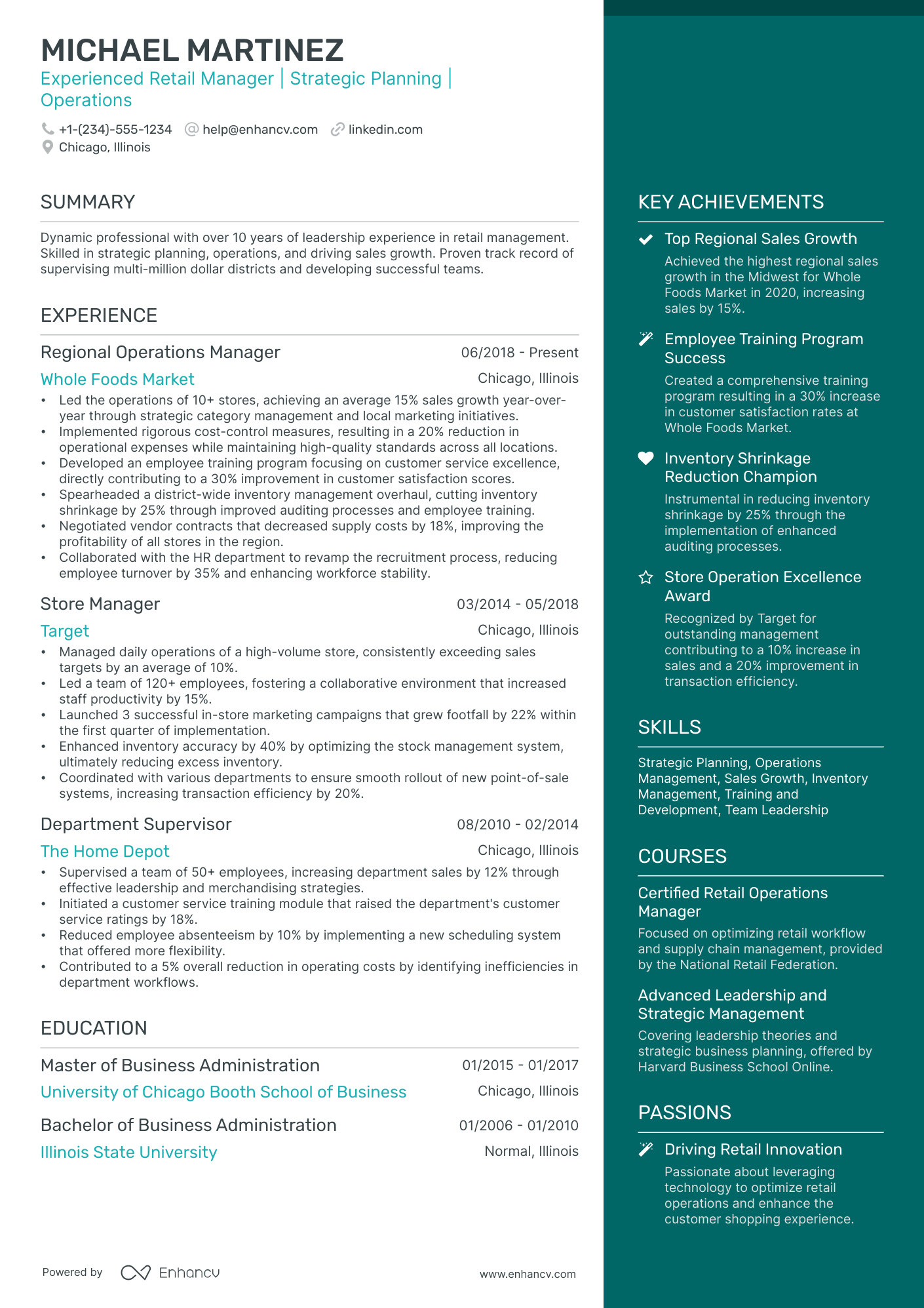 10 District Manager Resume Examples & Guide for 2026