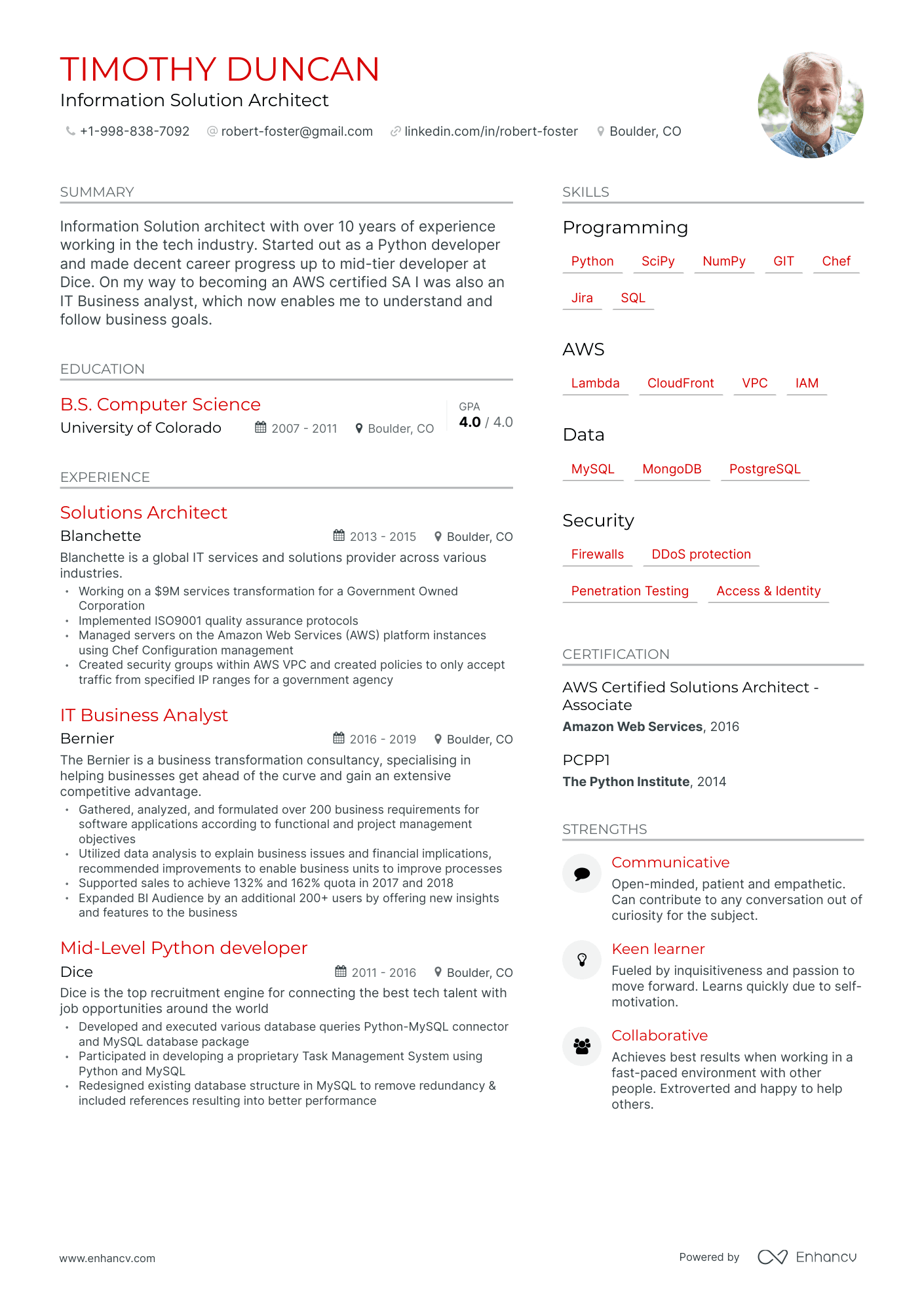 5 Solutions Architect Resume Examples & Guide for 2024