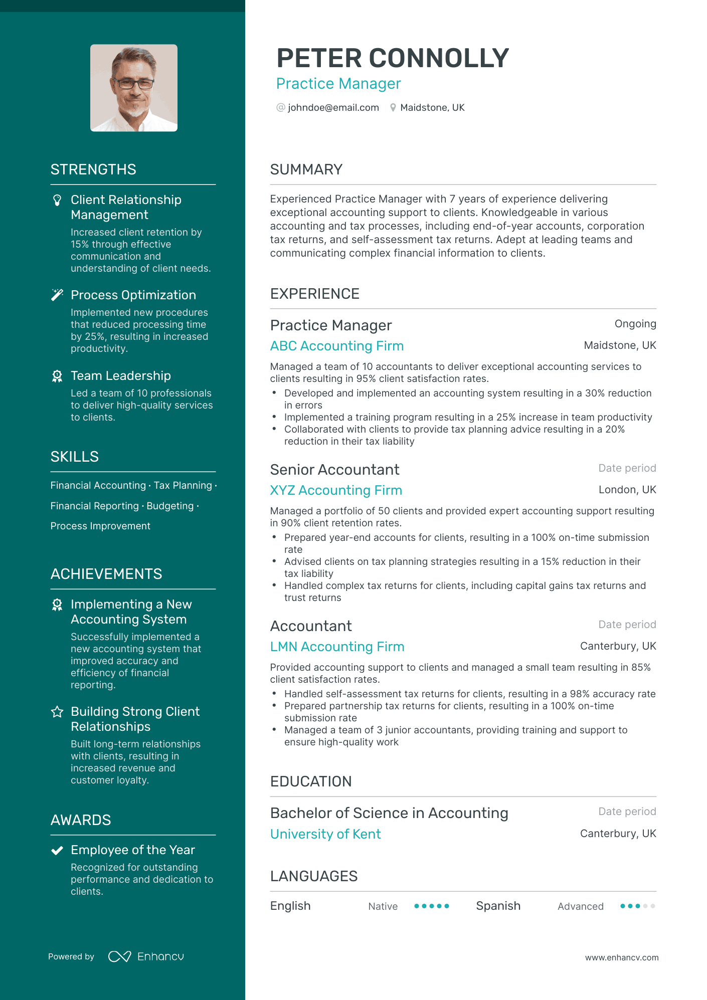 5 Practice Manager Resume Examples & Guide for 2023