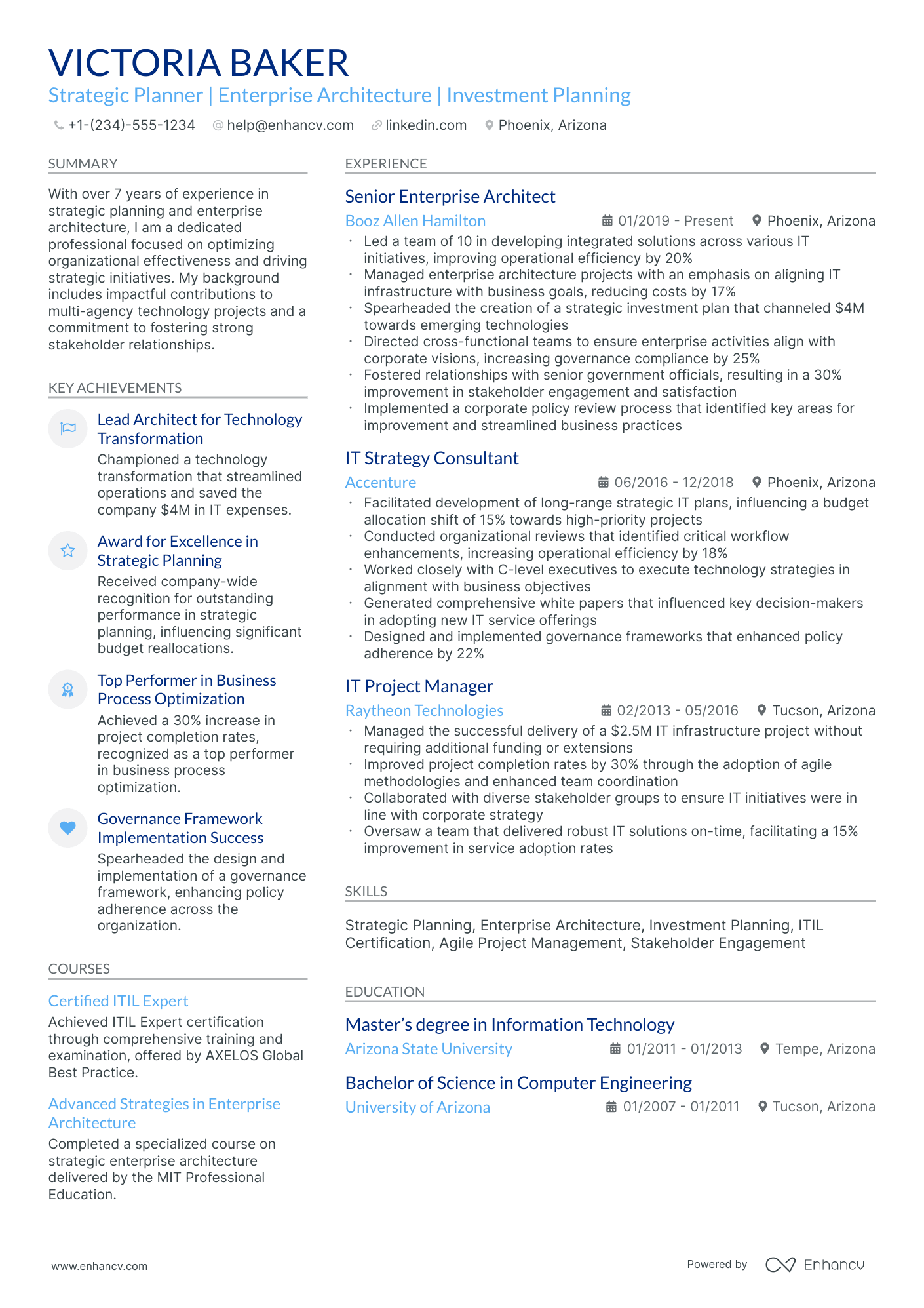 10 Strategic Planning Manager Resume Examples & Guide for 2026