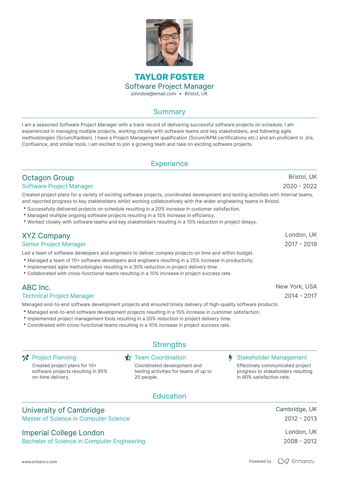 5 Software Project Manager Resume Examples & Guide for 2023
