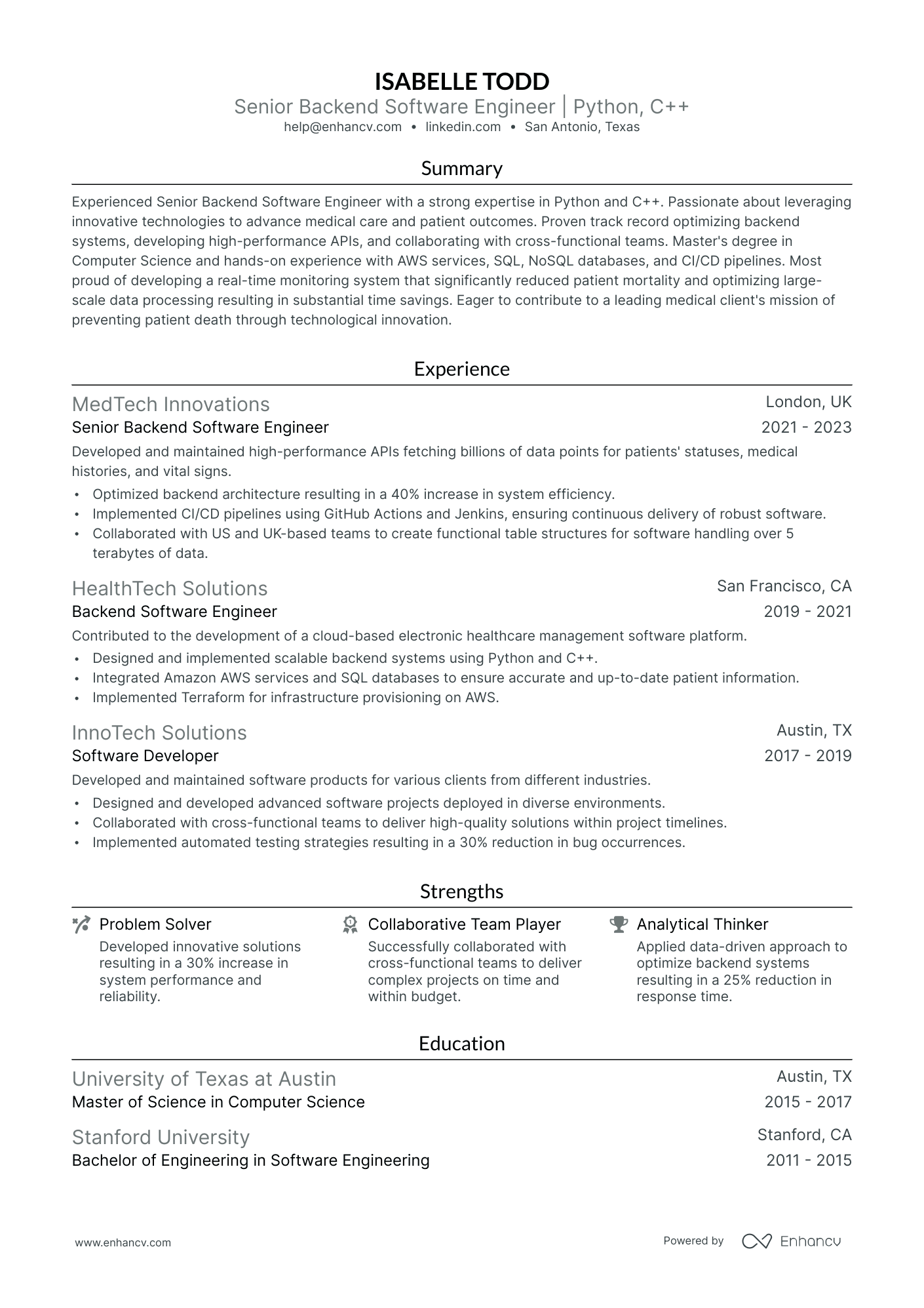 5 Platform Engineer Resume Examples & Guide for 2024