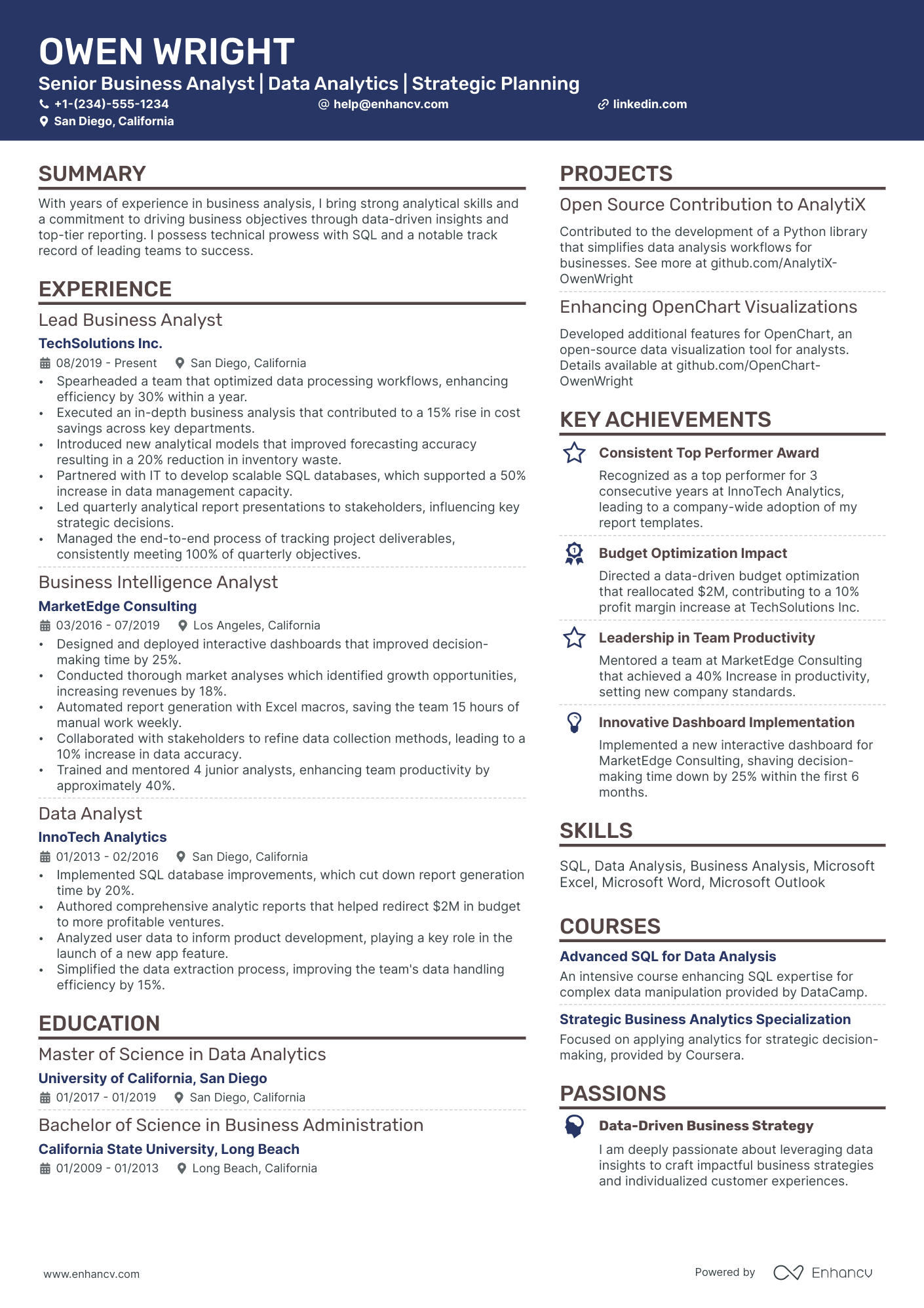 10 Excel Data Analyst Resume Examples & Guide for 2026