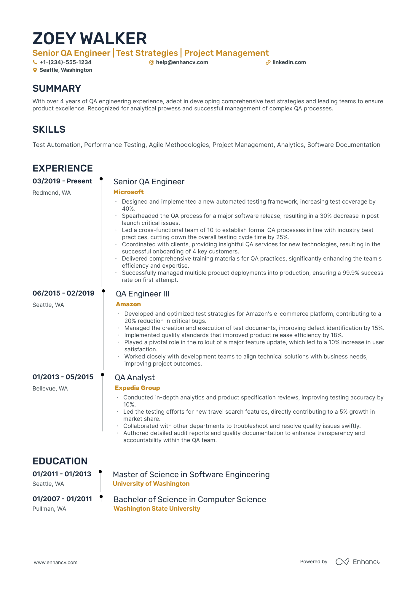 10 QA Manager Resume Examples & Guide for 2026