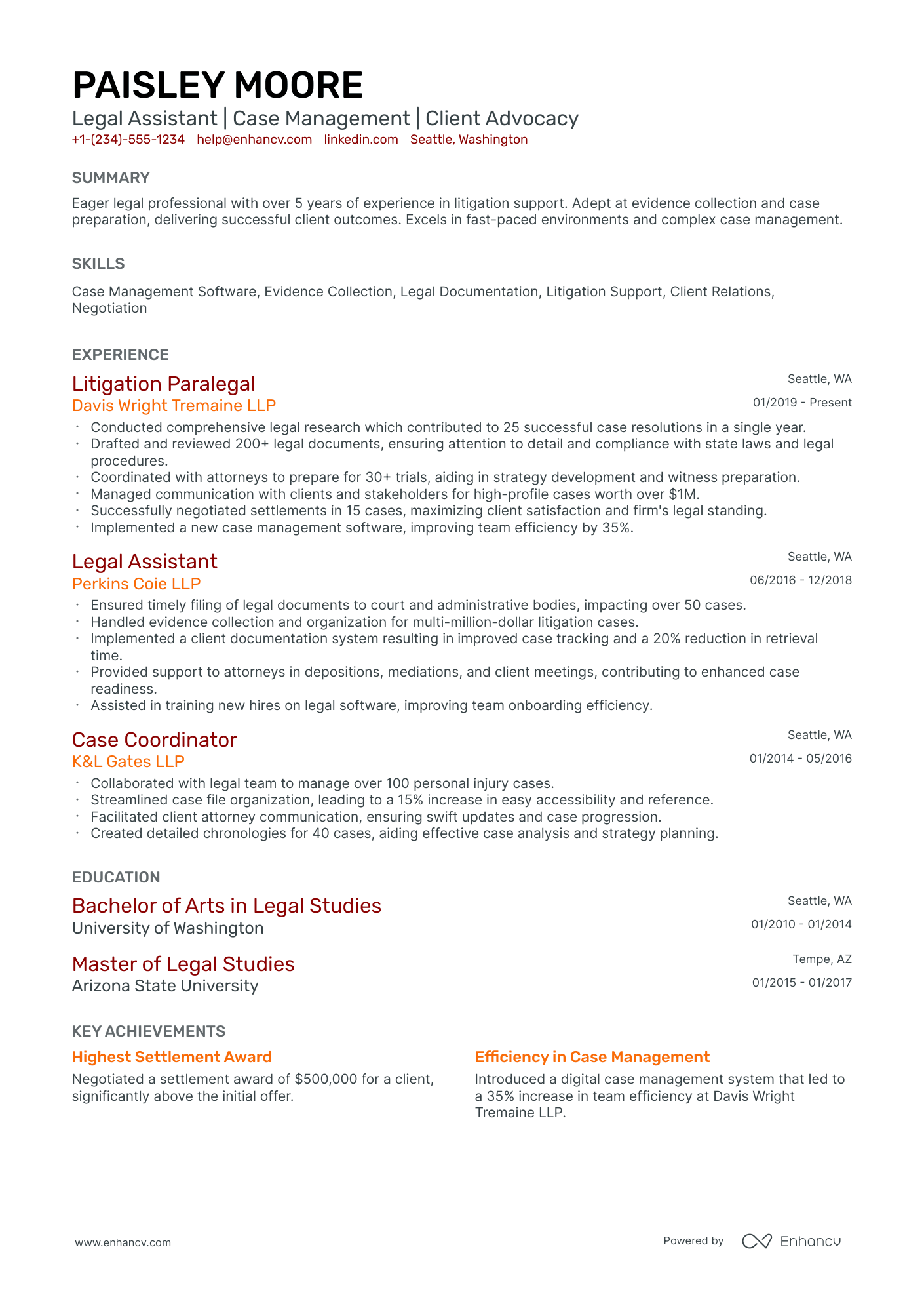 10 Case Manager Resume Examples - March 2025