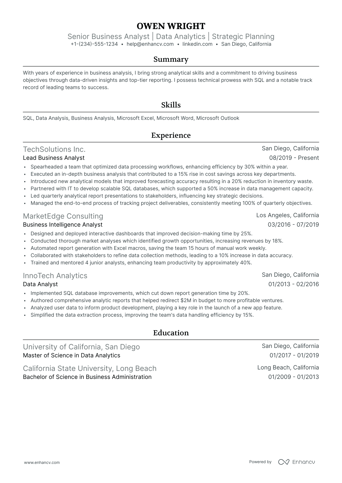 10 Excel Data Analyst Resume Examples & Guide for 2026