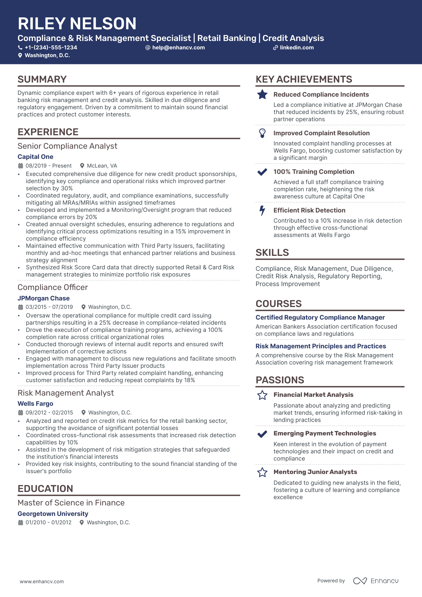 10 Risk Manager Resume Examples & Guide for 2026