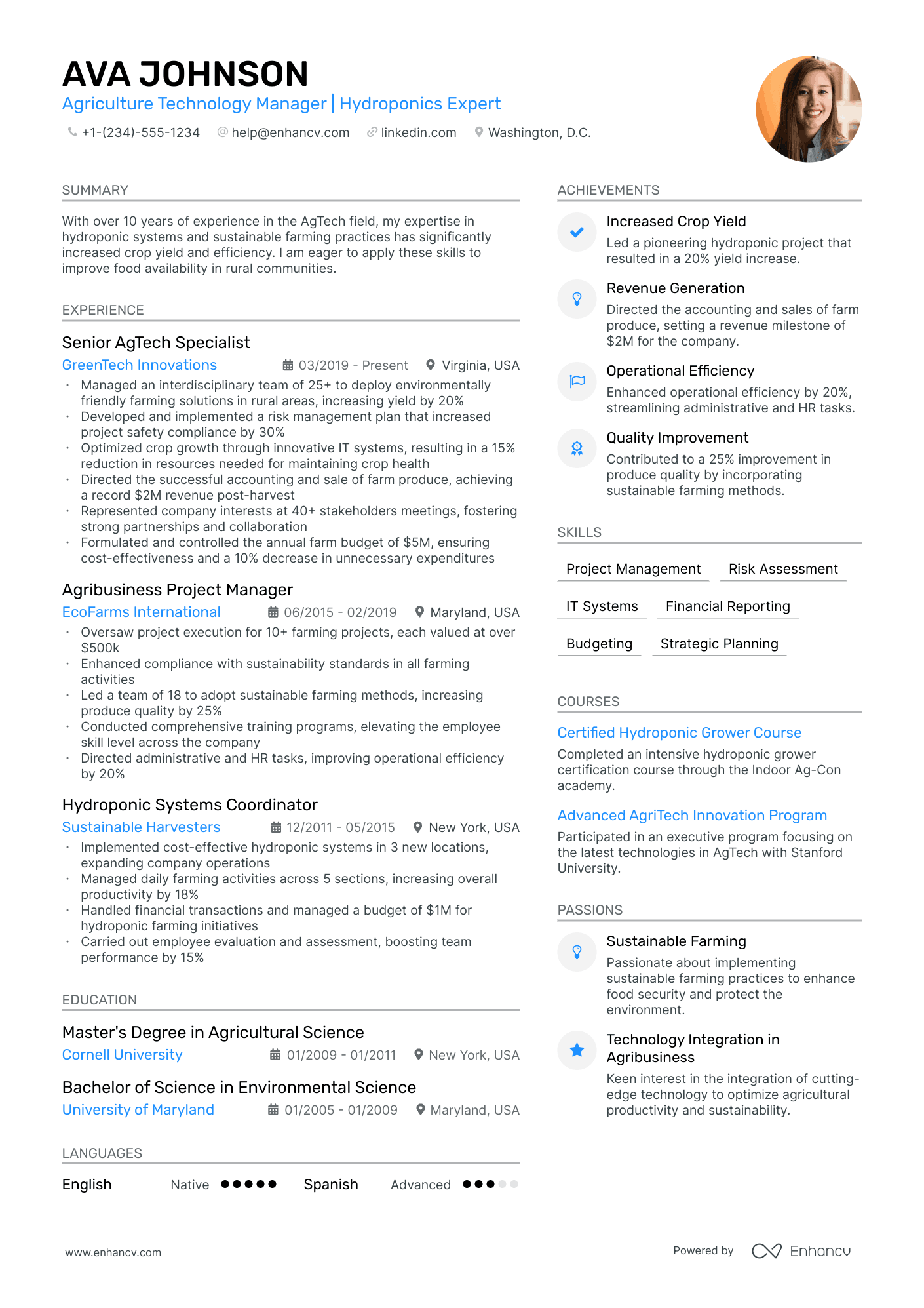 5 Farm Manager Resume Examples & Guide for 2024