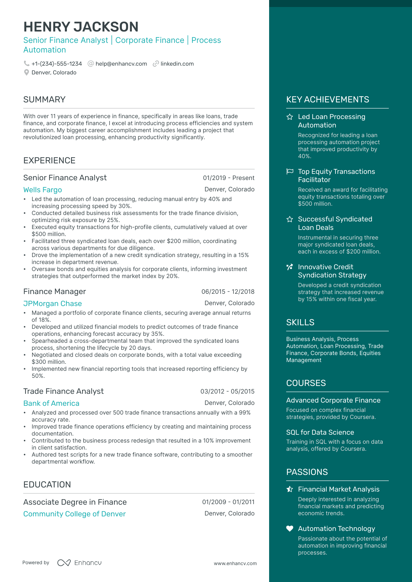 10 Banking Business Analyst Resume Examples & Guide for 2026