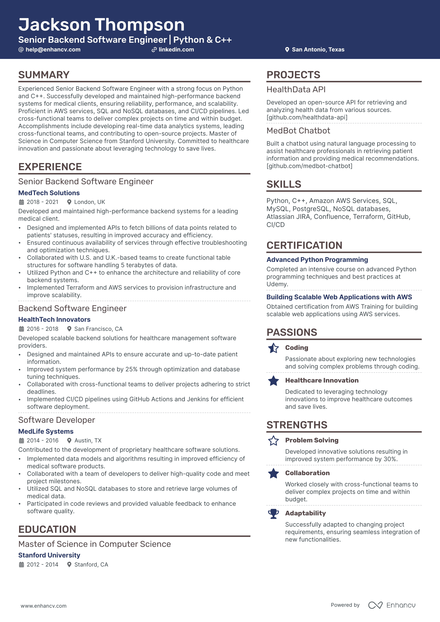 10 Junior Front-End Developer Resume Examples & Guide for 2025