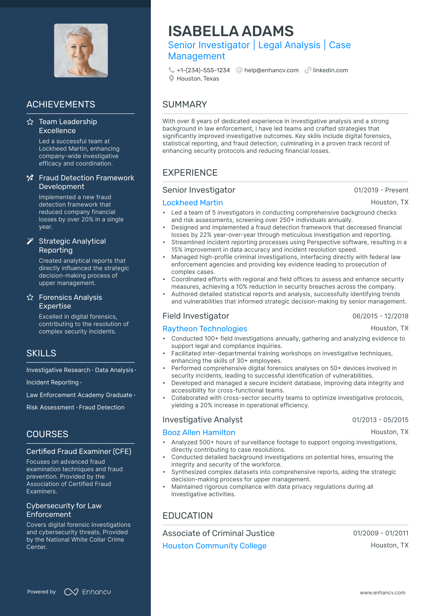 5 Investigator Resume Examples & Guide for 2024