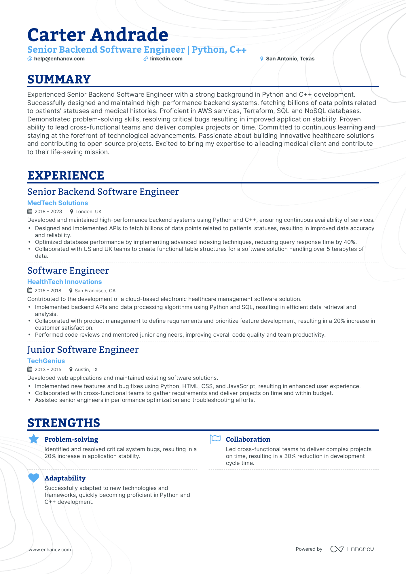 5 AWS Developer Resume Examples & Guide for 2024 5 AWS Developer Resume Examples & Guide for 2024